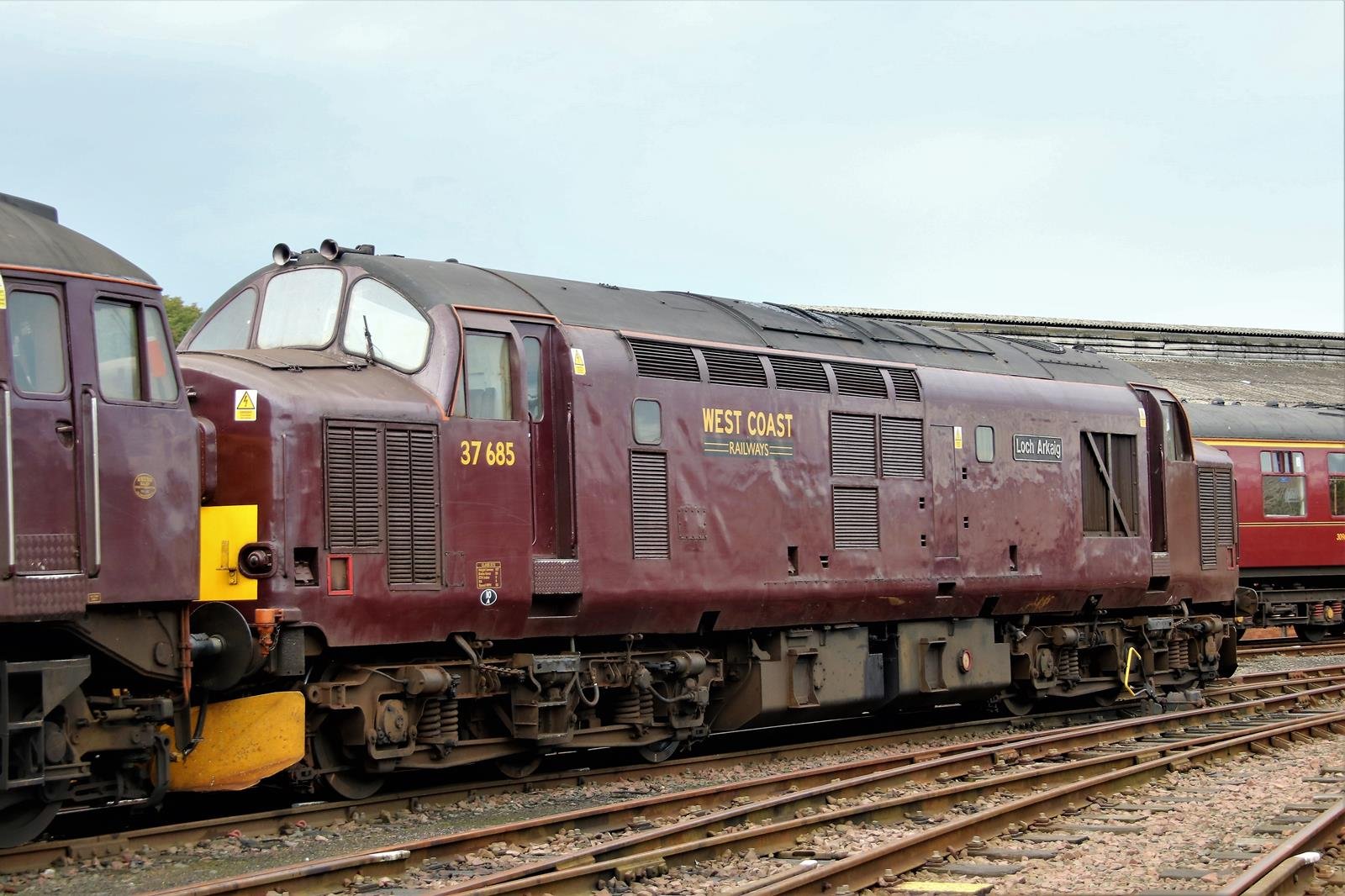 Photo of 37685 at Bo'ness & Kinneil Railway — trainlogger