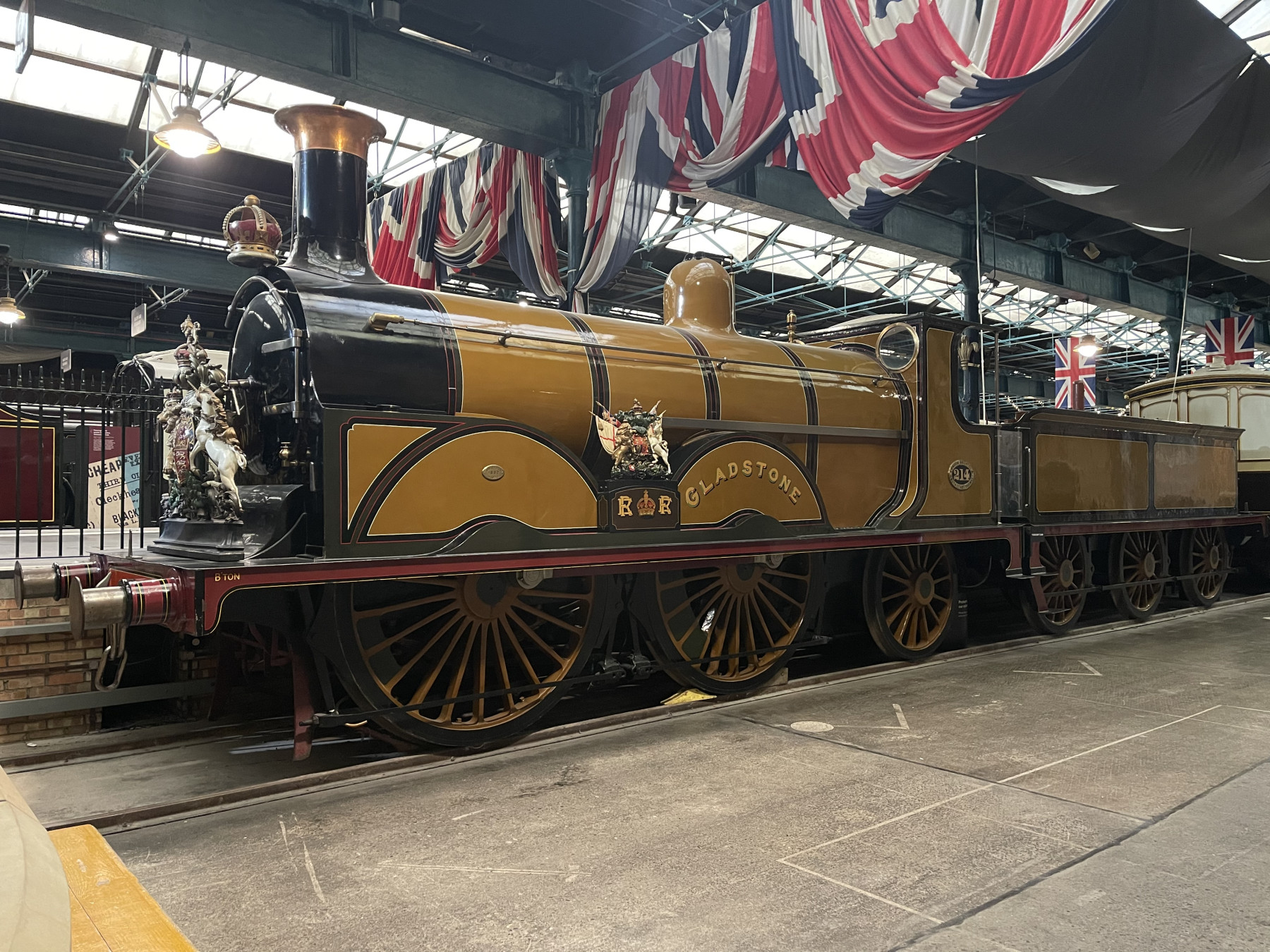 Photo of 214 steam at York National Railway Museum — trainlogger