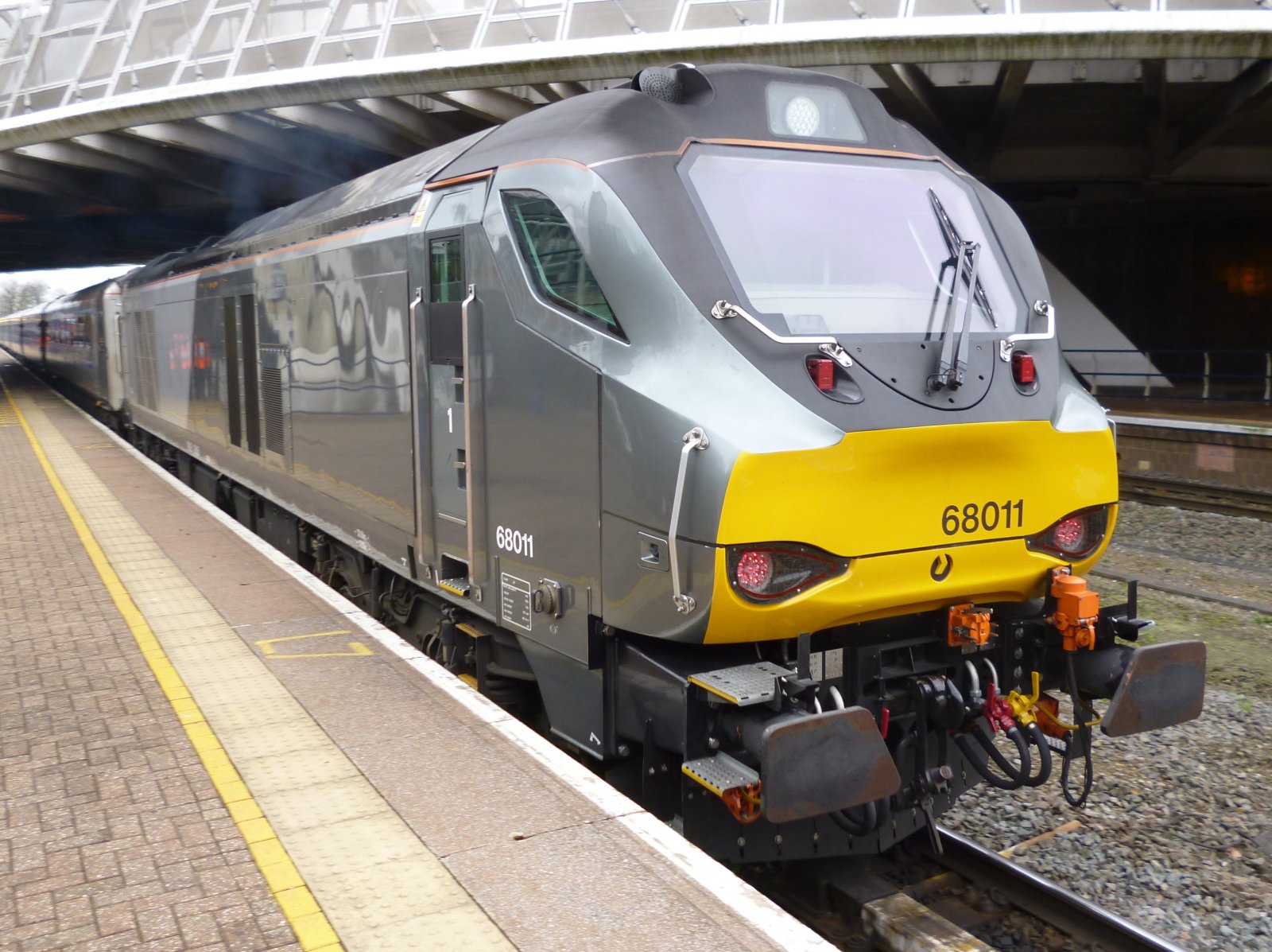 Photo of 68011 at Wembley Stadium — trainlogger