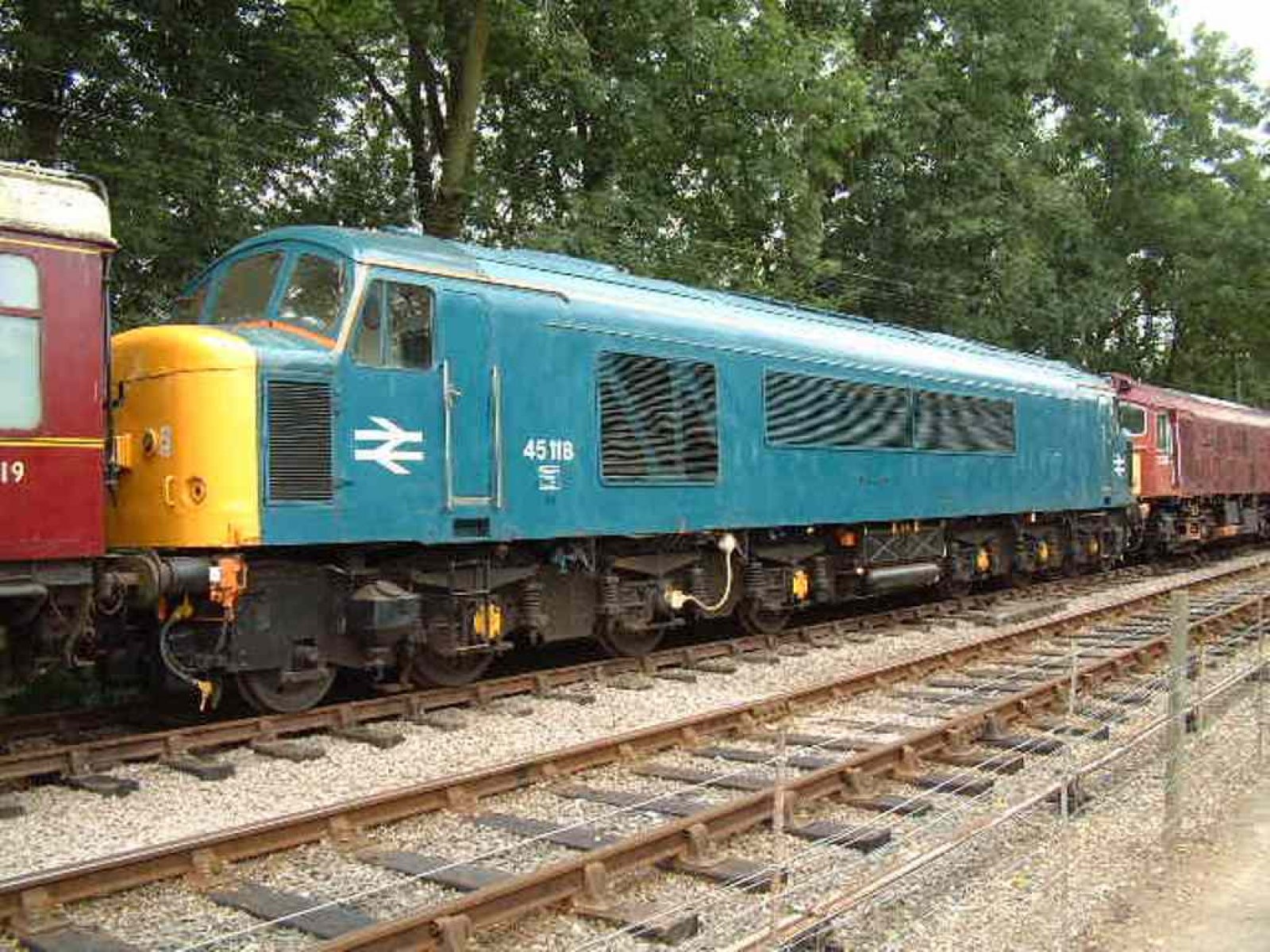 Photo of 45118 at Northampton & Lamport Railway — trainlogger