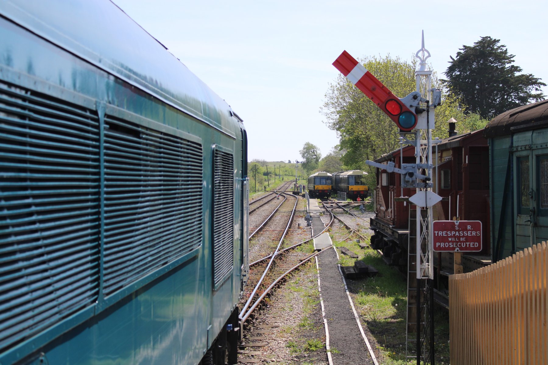 Photo of D182 at Swanage Railway - Corfe Castle — trainlogger