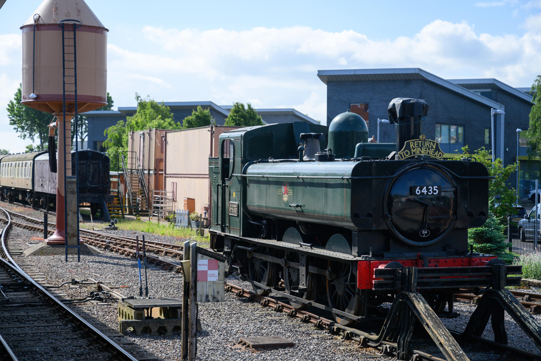 Photo of 6435 steam at West Somerset Railway - Minehead — trainlogger