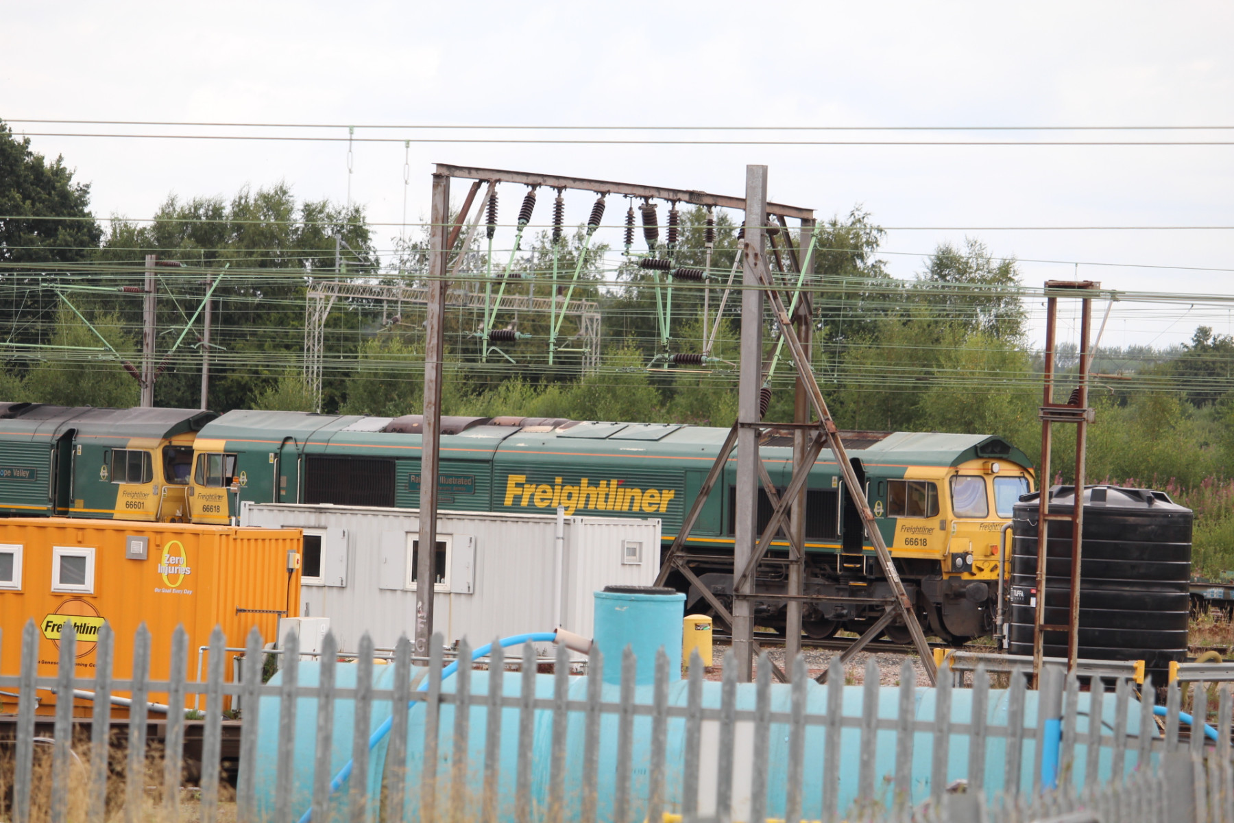 Photo of 66618 at Crewe Basford Hall Freightliner Depot — trainlogger