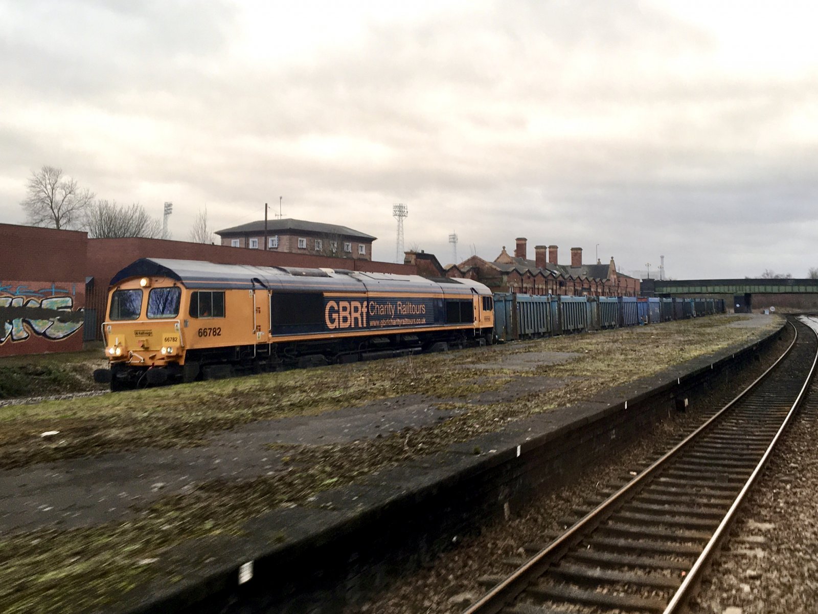 Photo of 66782 at Rotherham Masborough — trainlogger