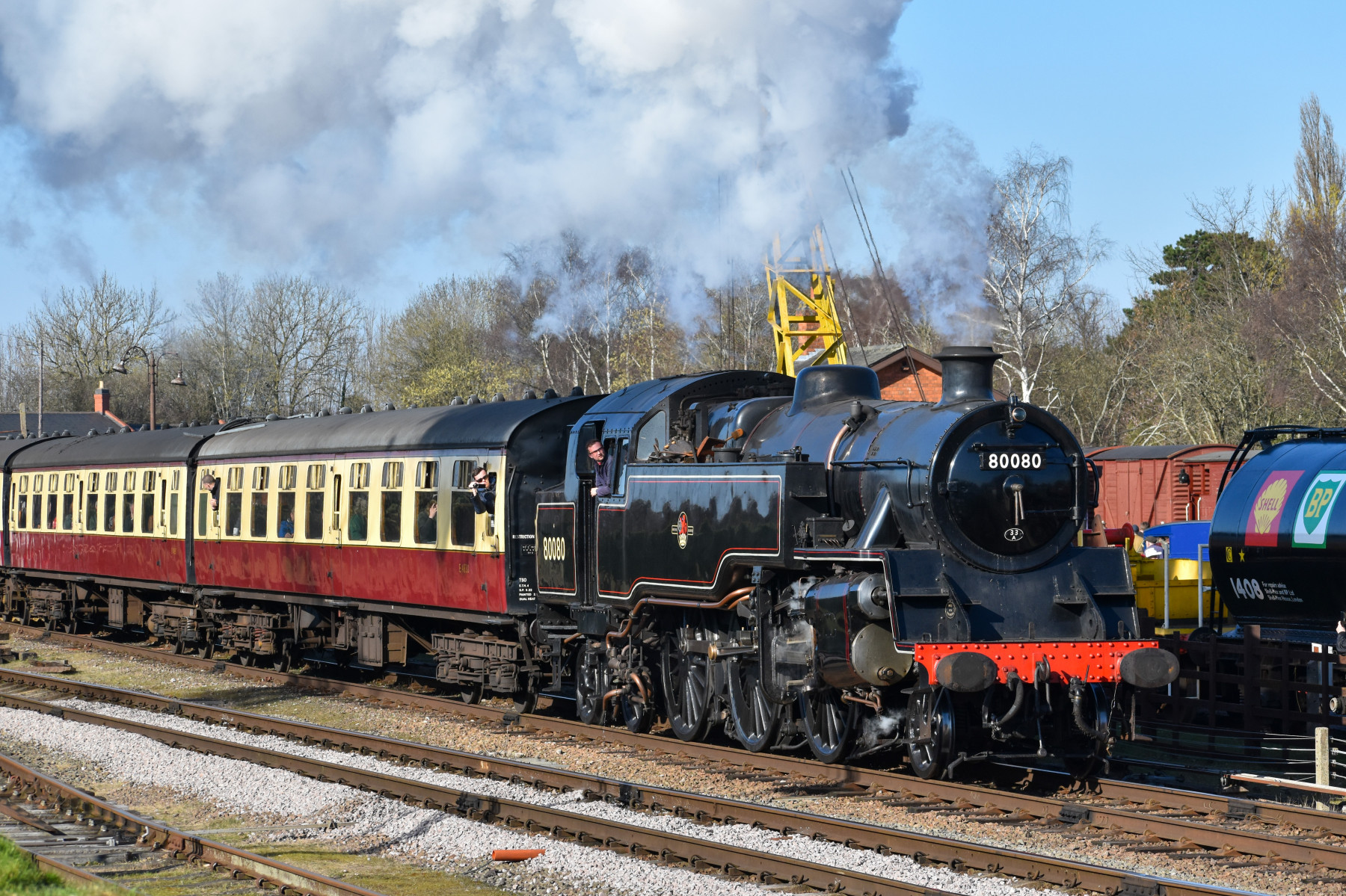 Photo of 80080 steam at Great Central Railway - Quorn & Woodhouse ...