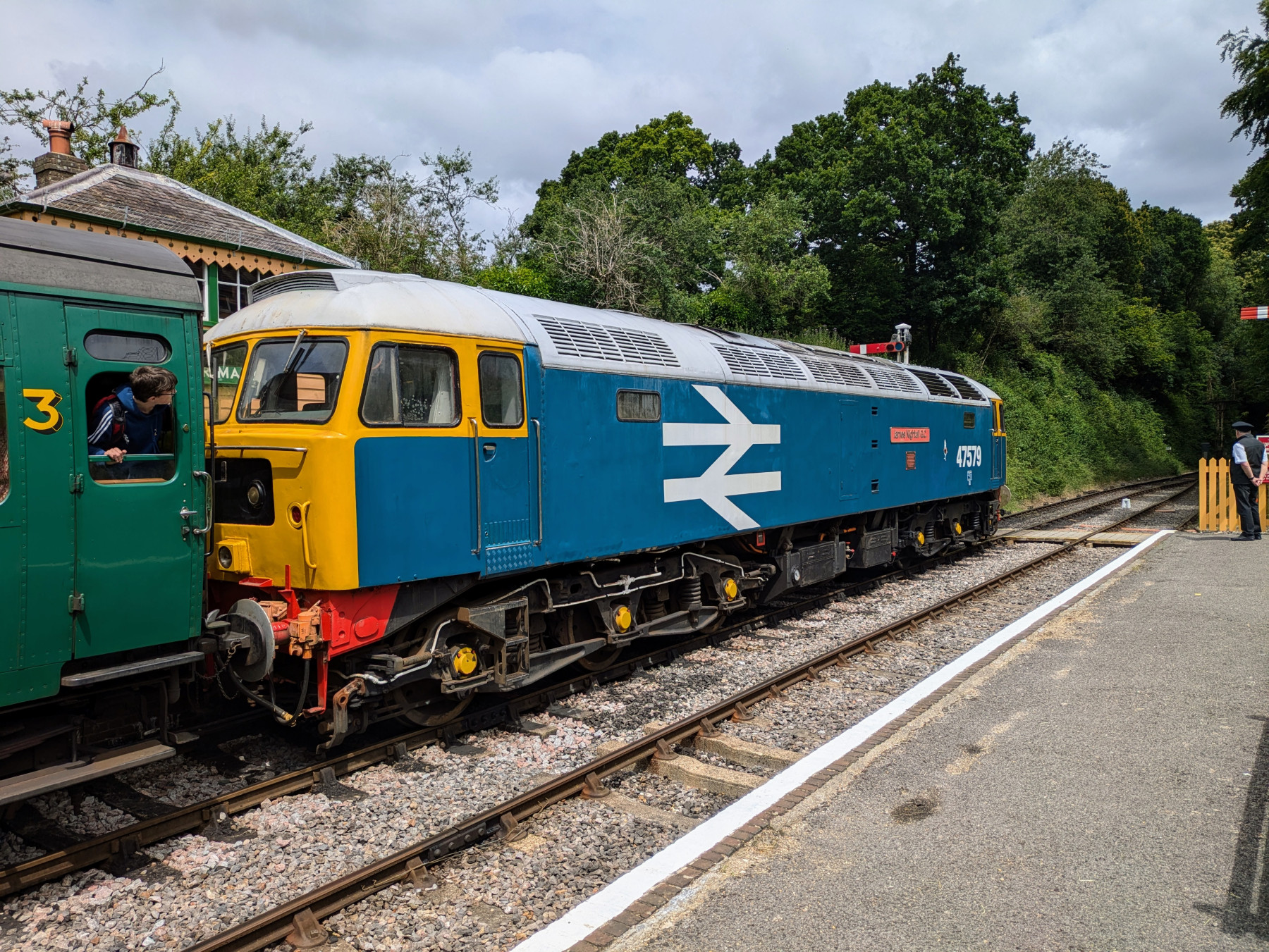 Photo of 47579 at Mid Hants Railway - Medstead & Four Marks — trainlogger