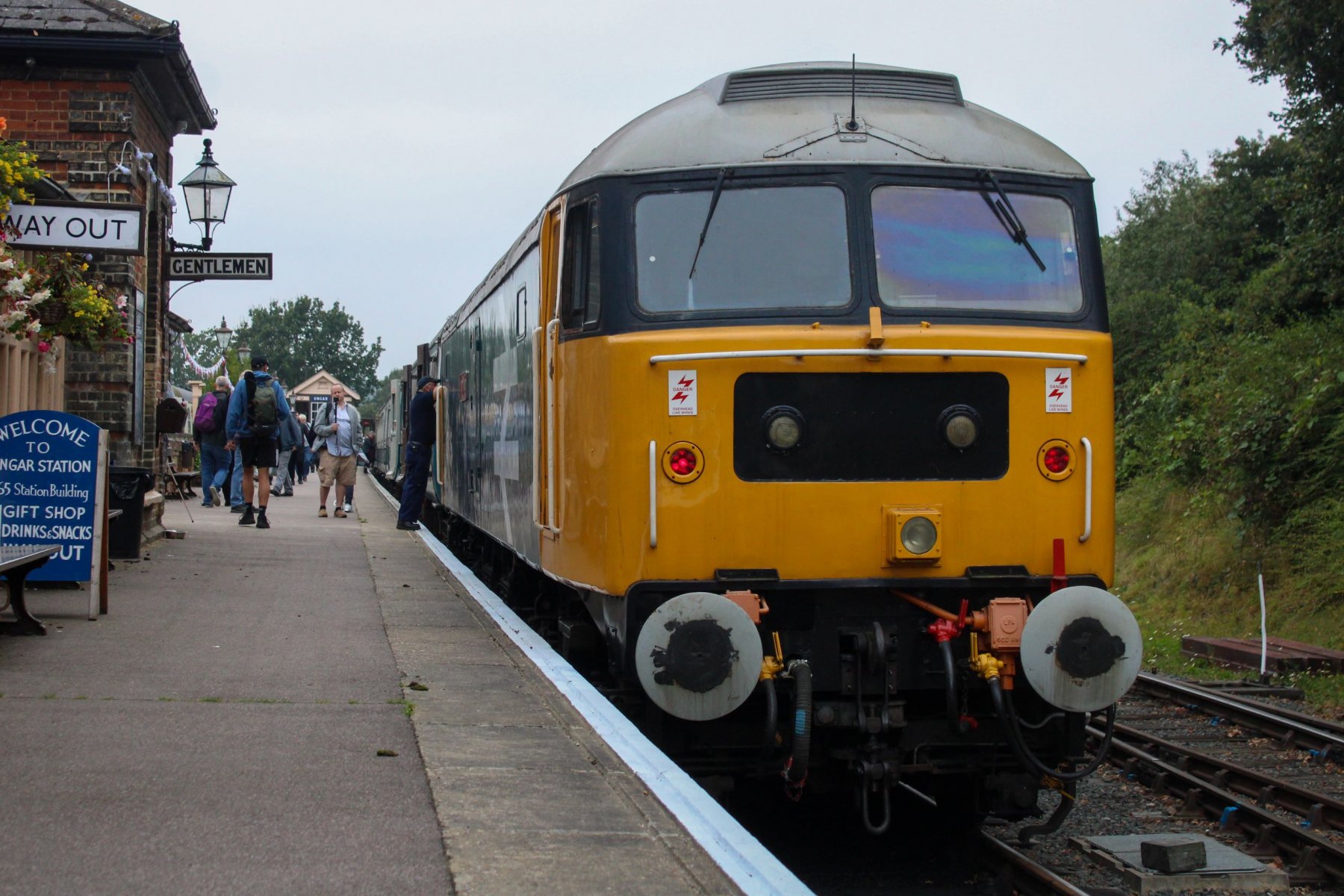 Photo of 47635 at Epping Ongar Railway — trainlogger