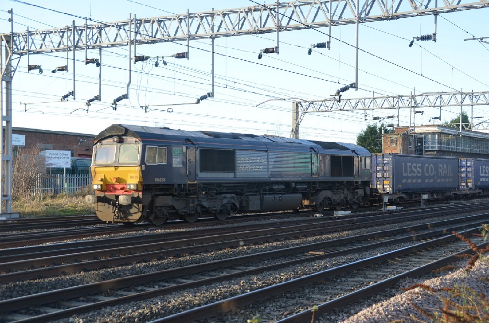 Photo of 66428 at Stafford — trainlogger