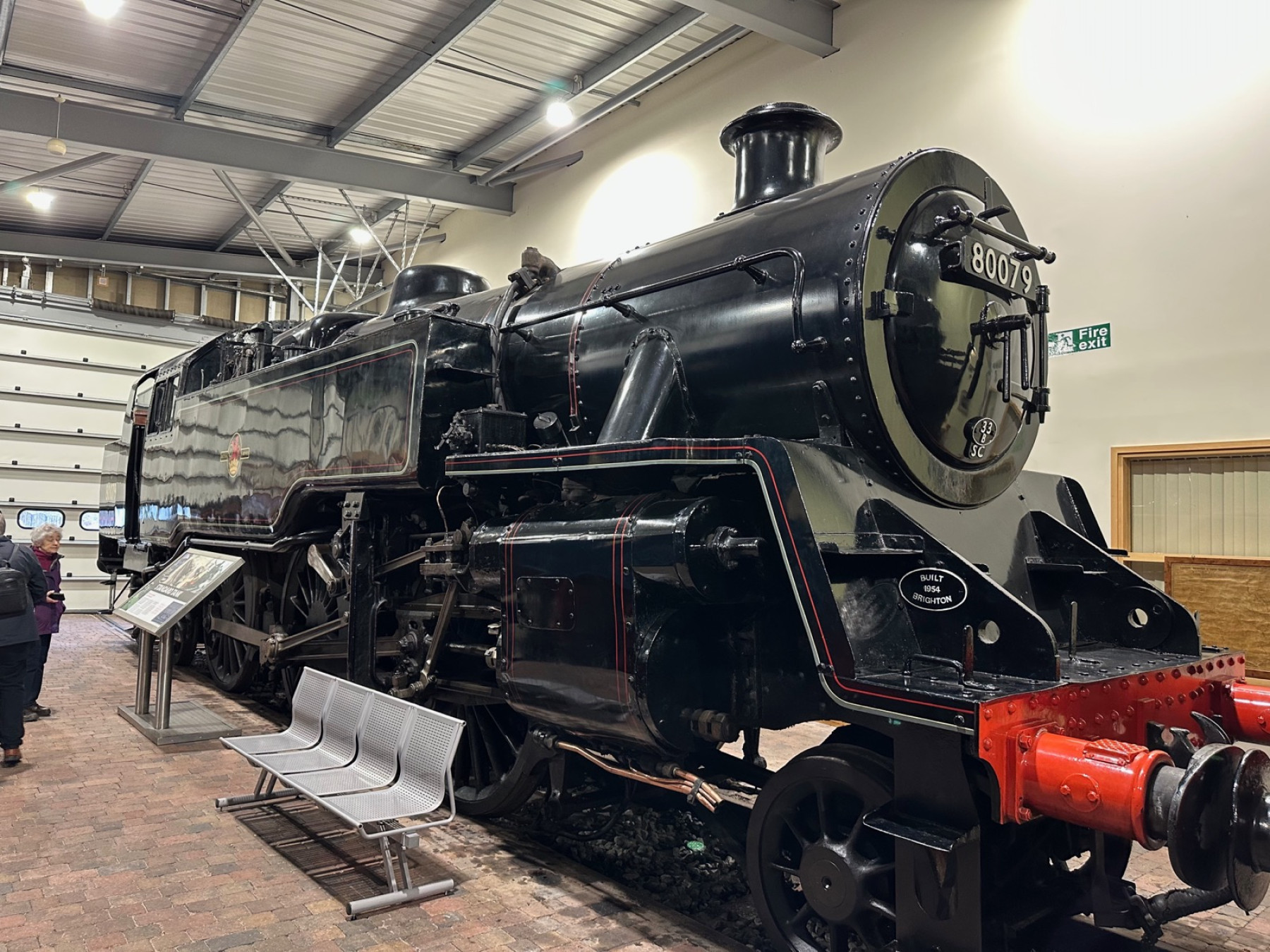 Photo of 80079 steam at Severn Valley Railway - Highley Engine House ...