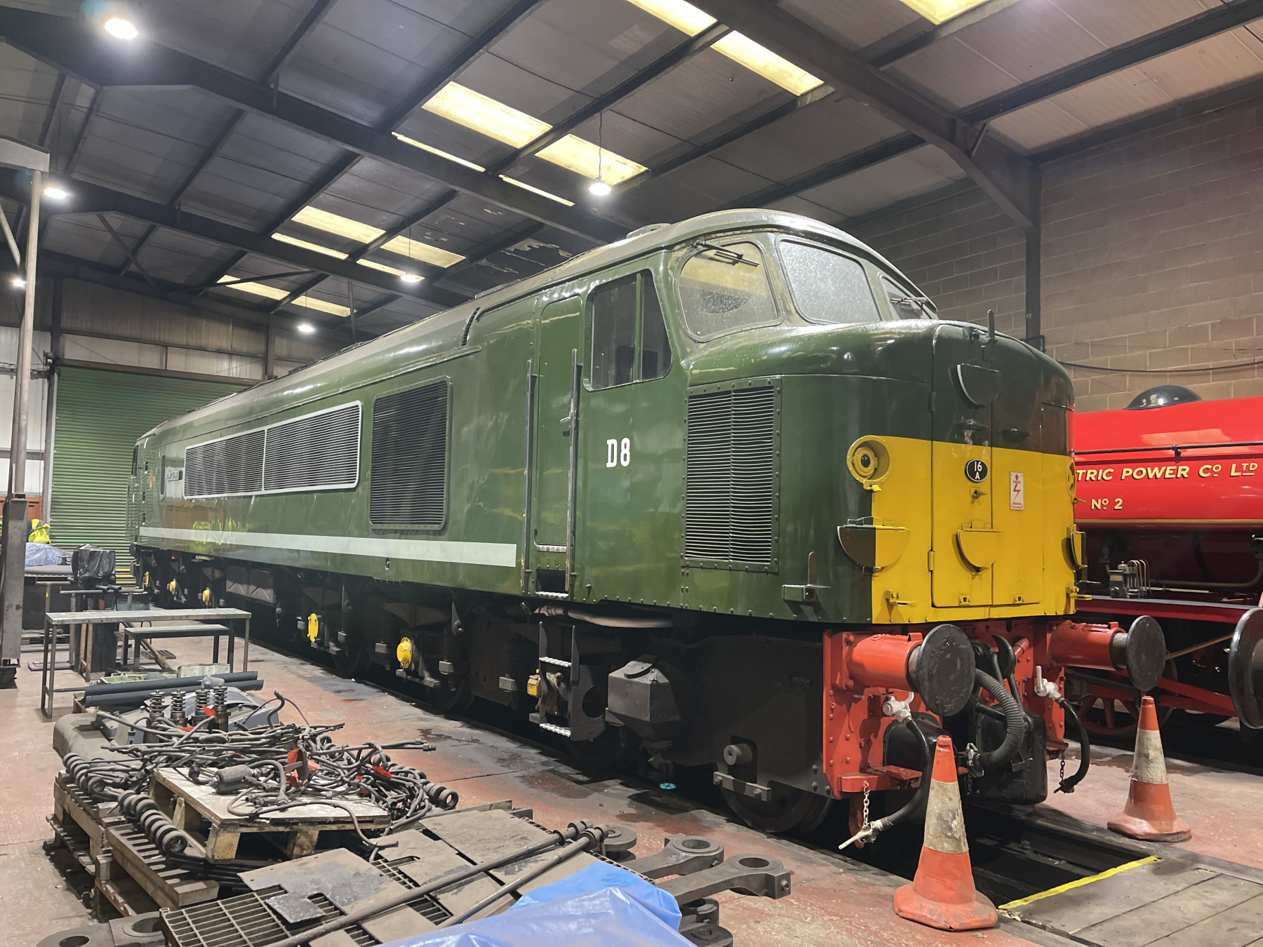 Photo of D8 at Peak Rail - Rowsley — trainlogger