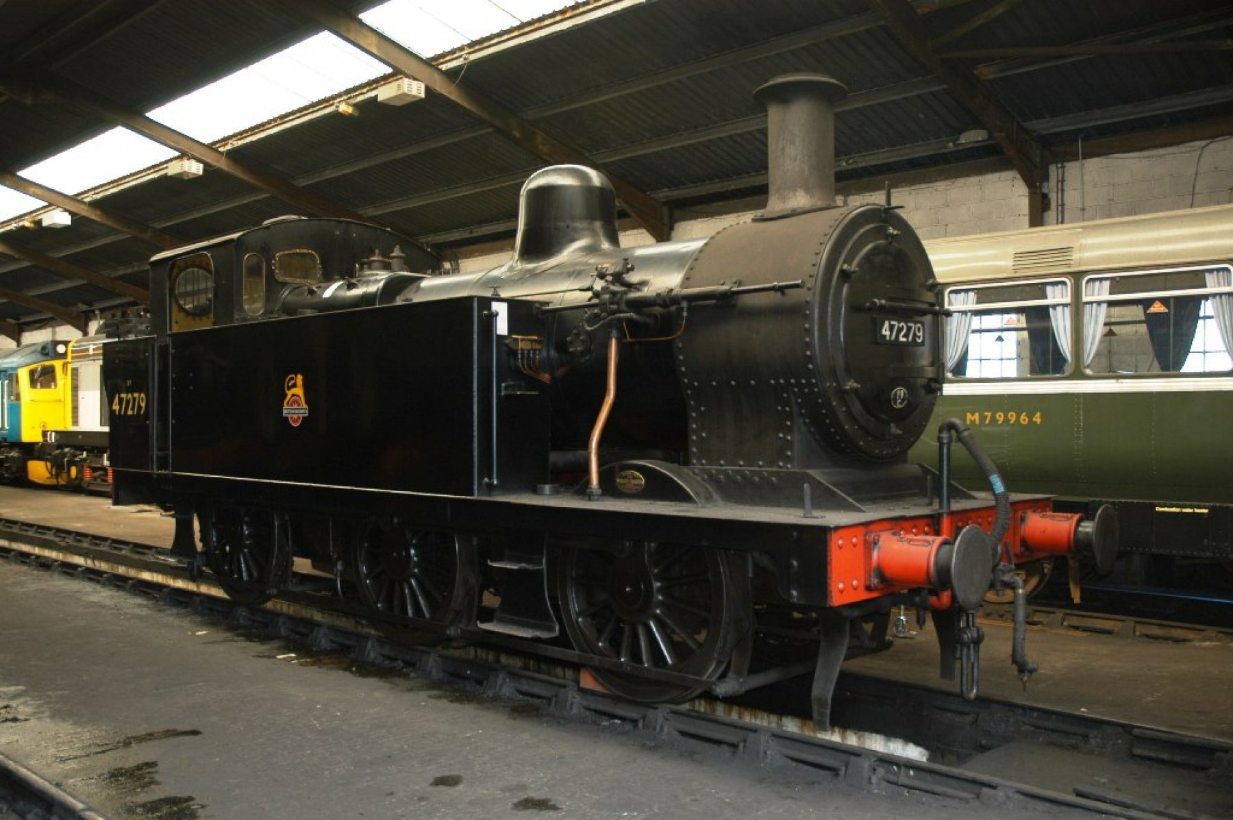 Photo of 47279 Steam at Keighley & Worth Valley Railway — trainlogger