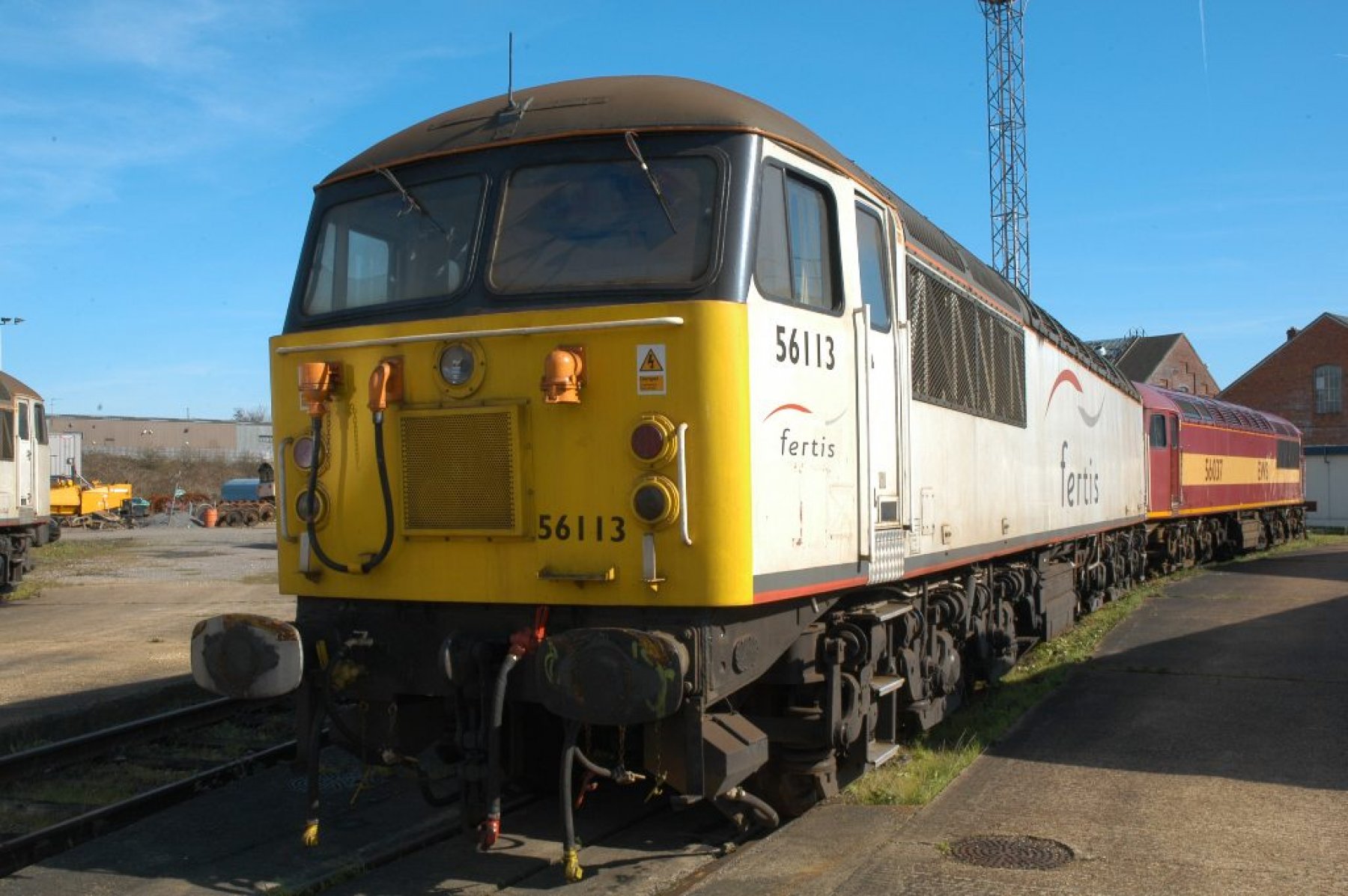 Photo of 56113 at Old Oak Common TMD — trainlogger