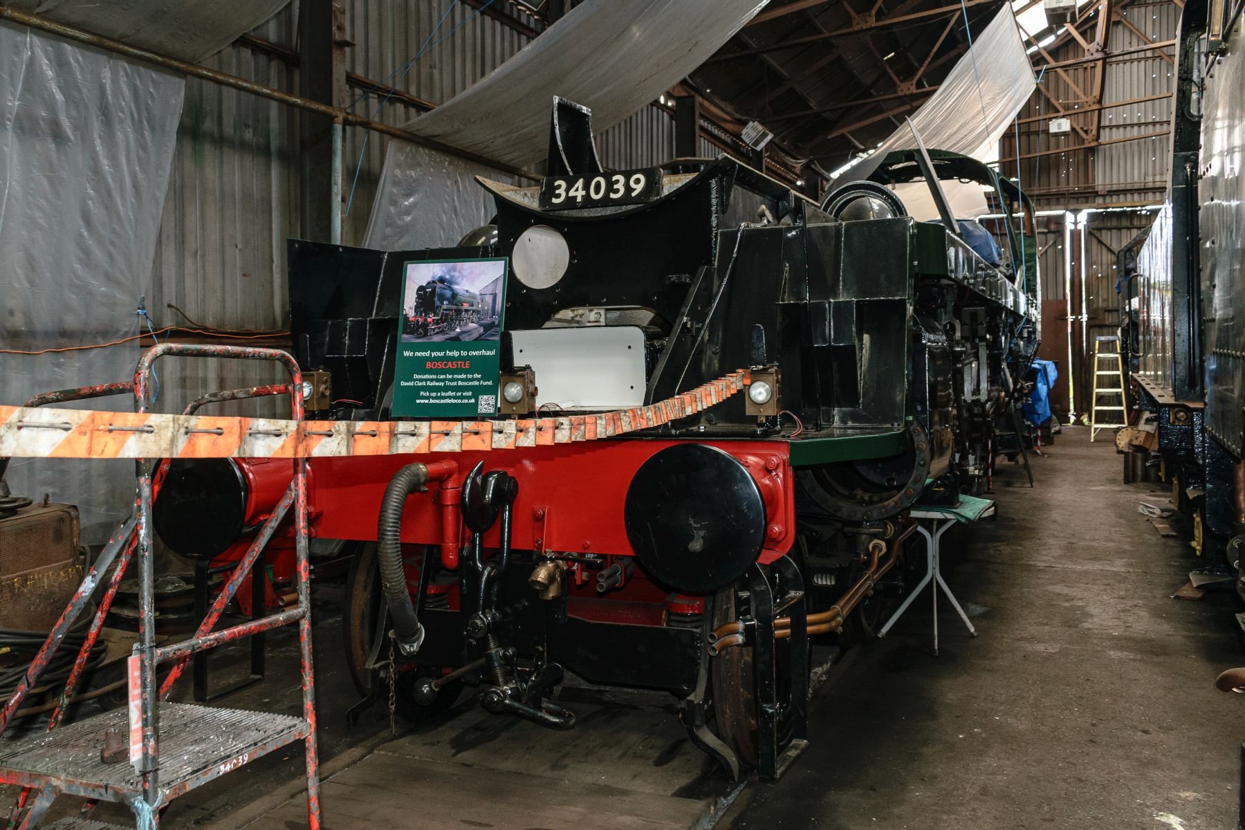 Photo of 34039 steam at Great Central Railway — trainlogger