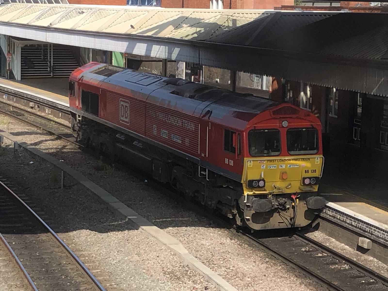 Photo of 66136 at Nottingham — trainlogger