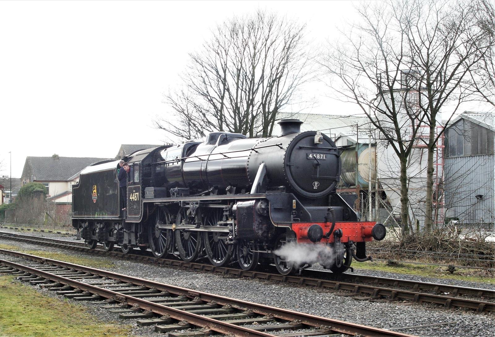 Photo of 44871 Steam at East Lancashire Railway - Ramsbottom — trainlogger