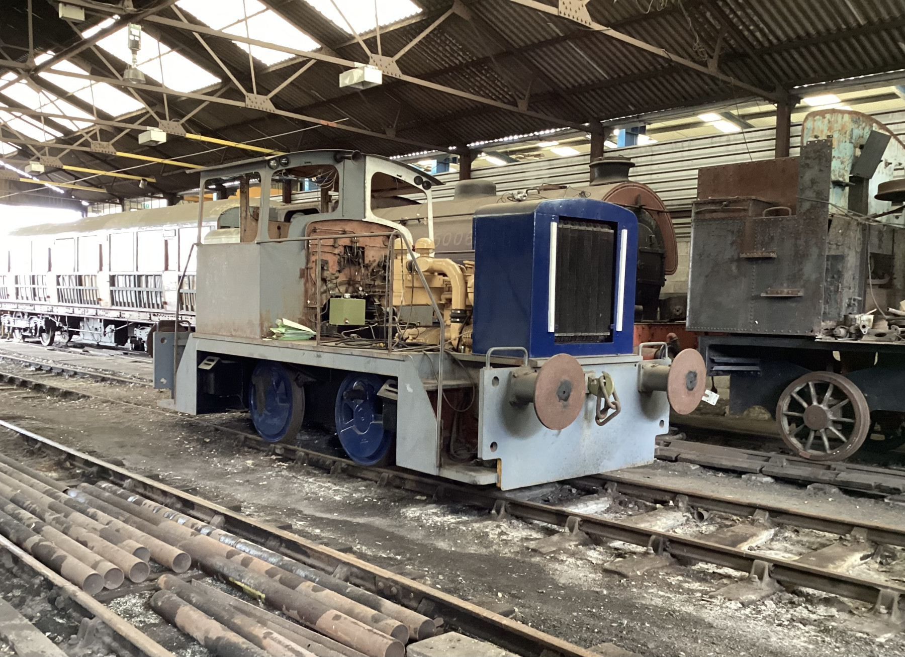 Photo of EE D1123 at Nene Valley Railway - Wansford TMD — trainlogger