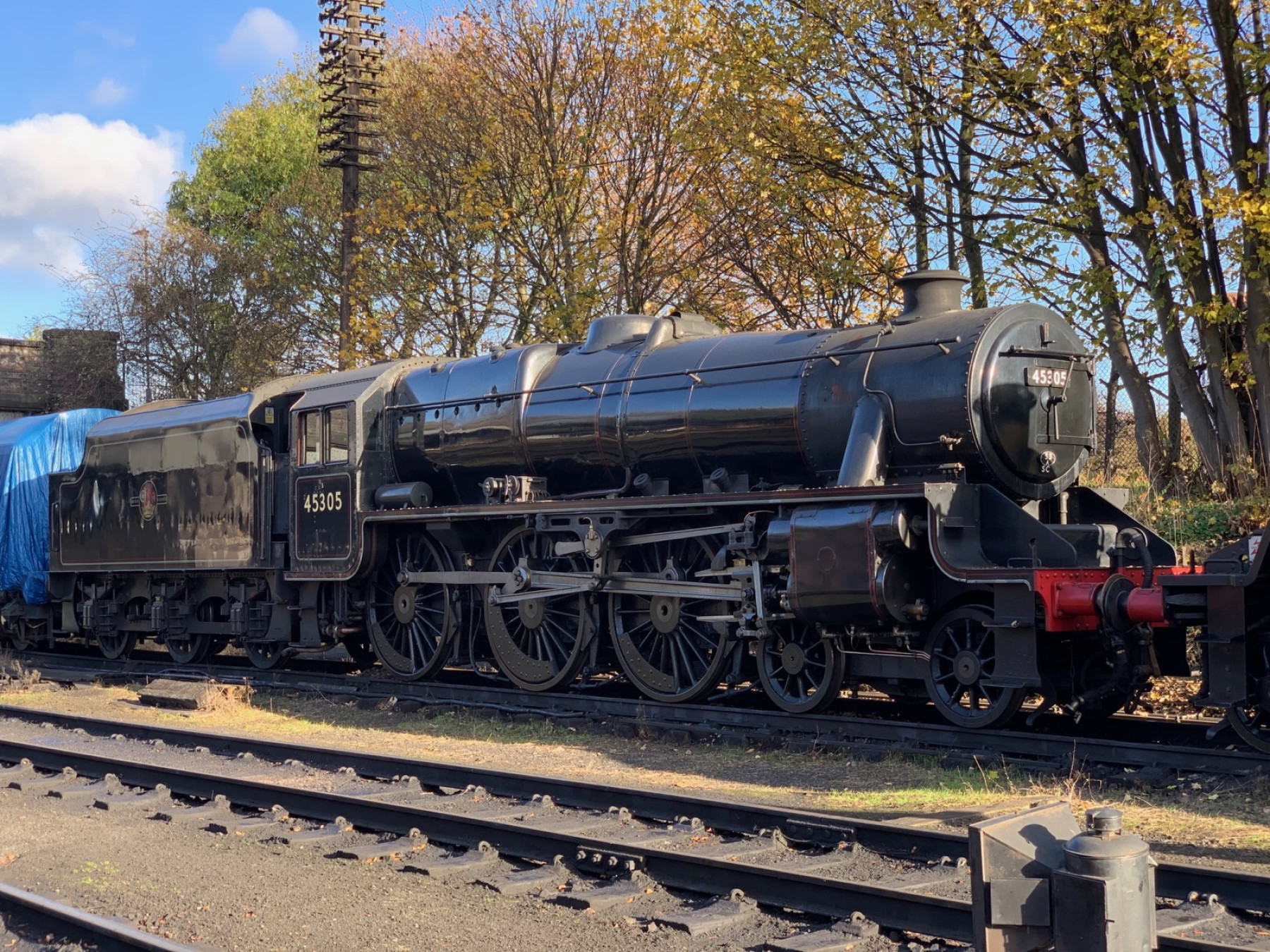 Photo of 45305 steam at Great Central Railway — trainlogger