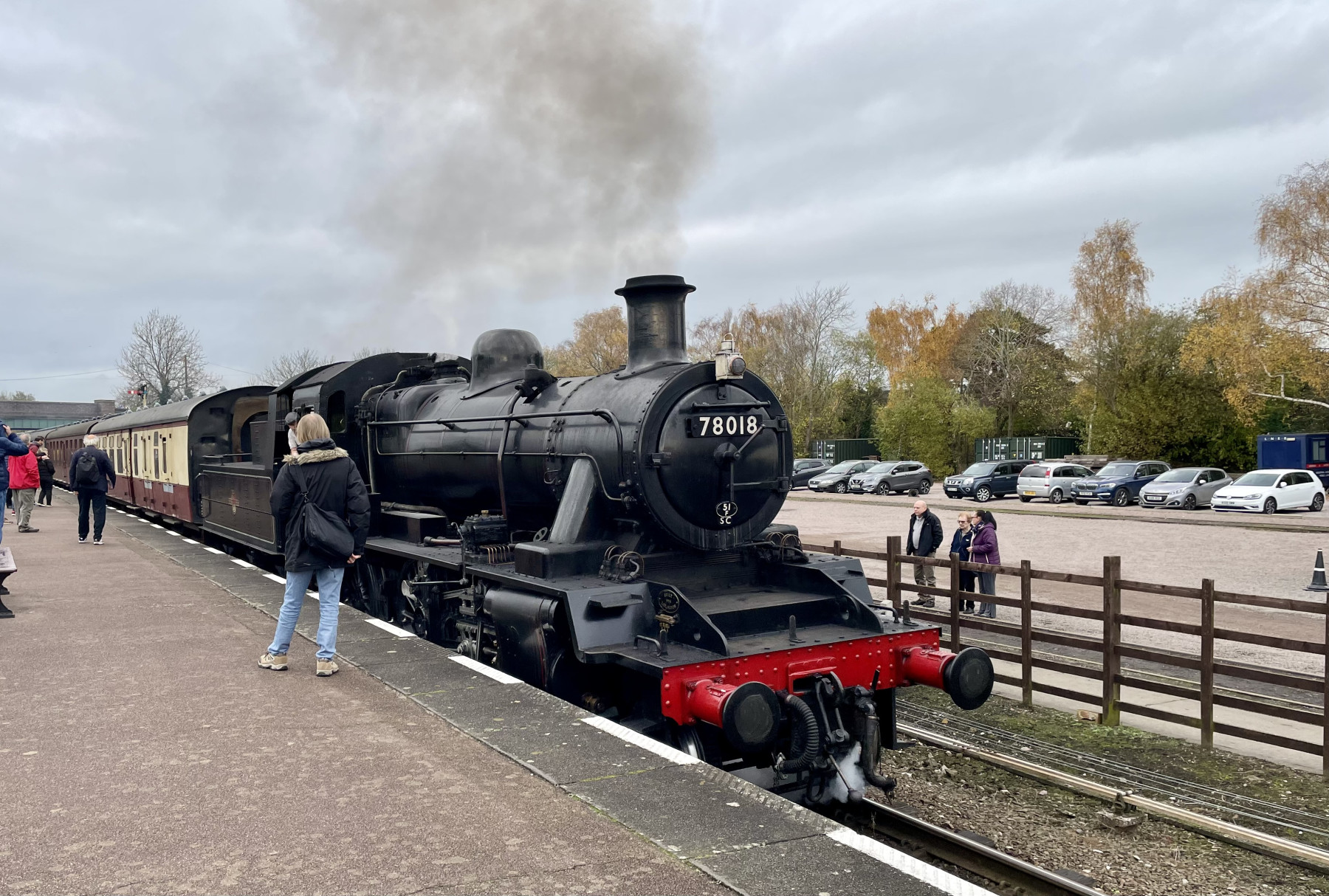 Photo of 78018 steam at Great Central Railway - Quorn & Woodhouse ...
