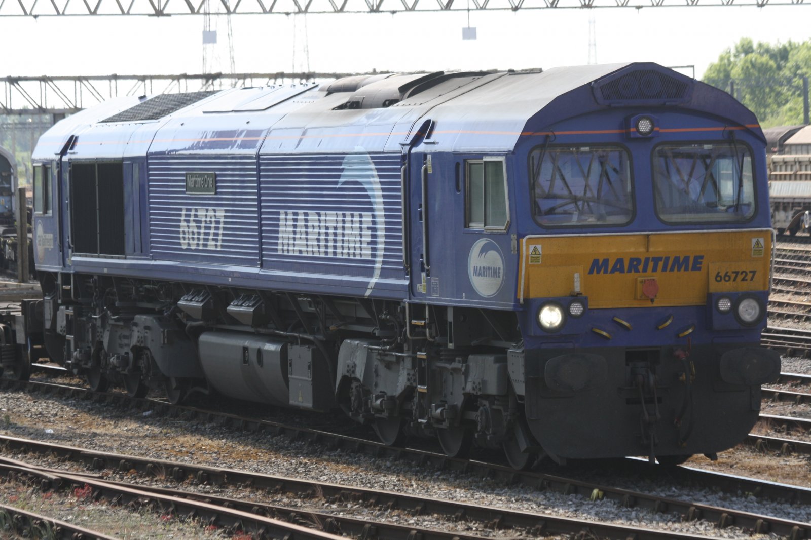 Photo of 66727 at Bescot Stadium — trainlogger
