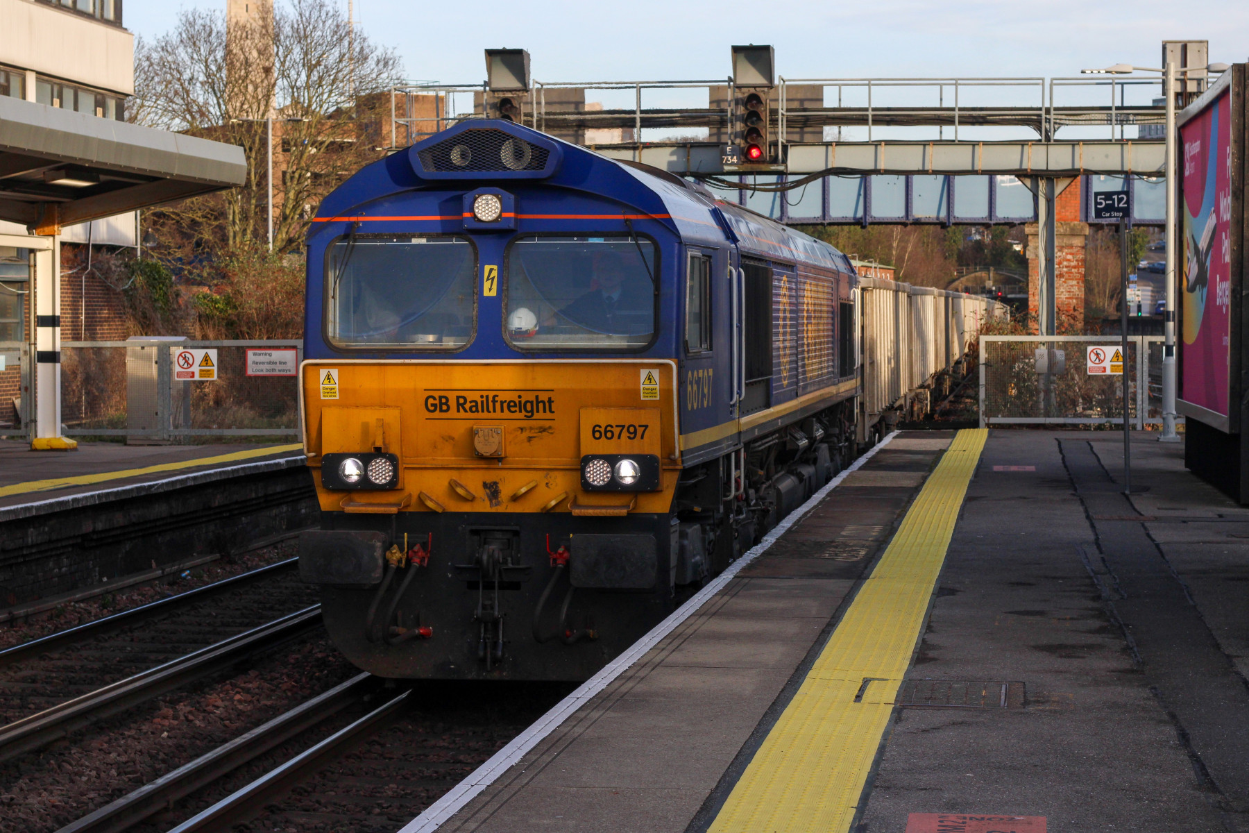 Photo of 66797 at Southampton Central — trainlogger