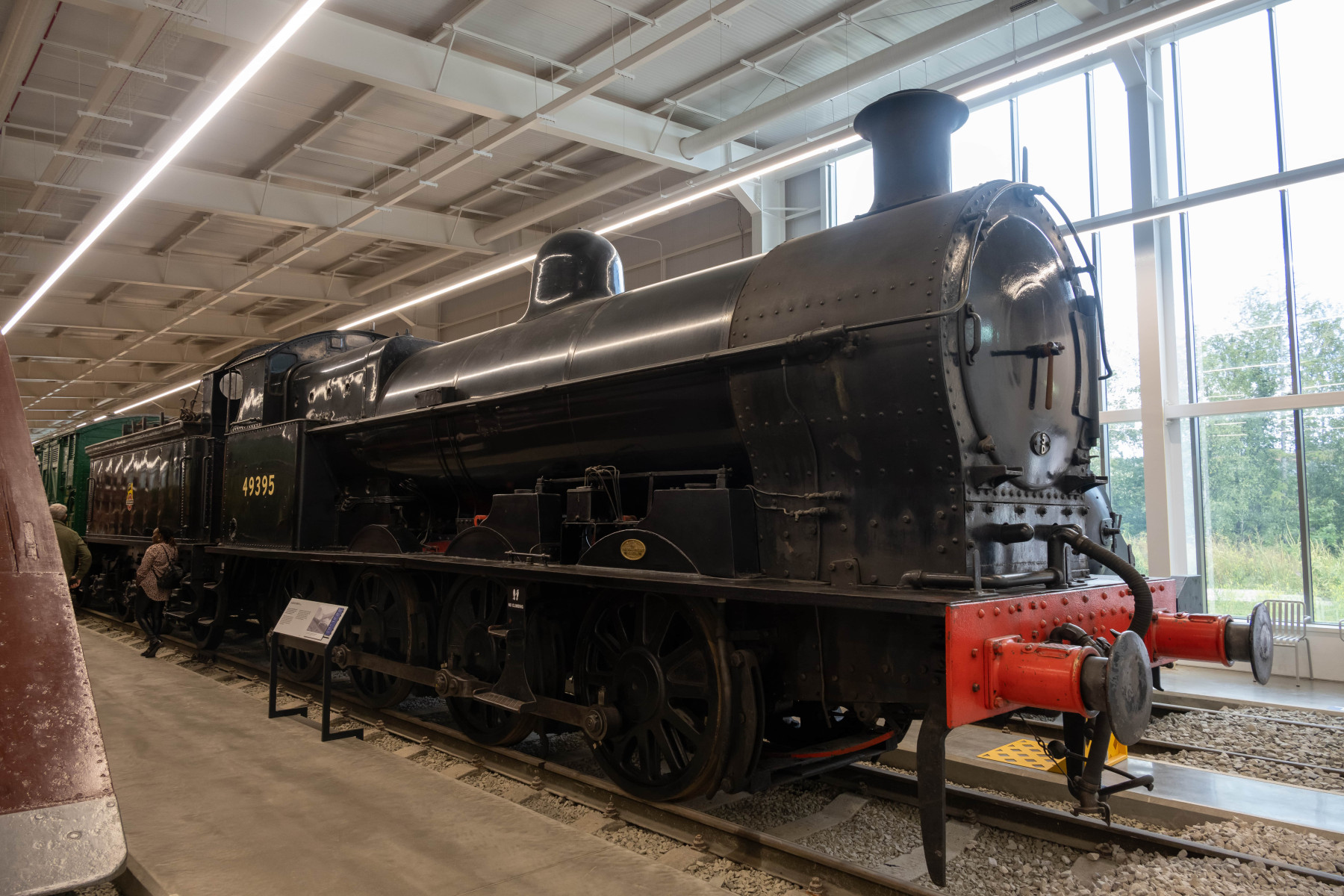Photo of 49395 steam at Locomotion, Shildon — trainlogger