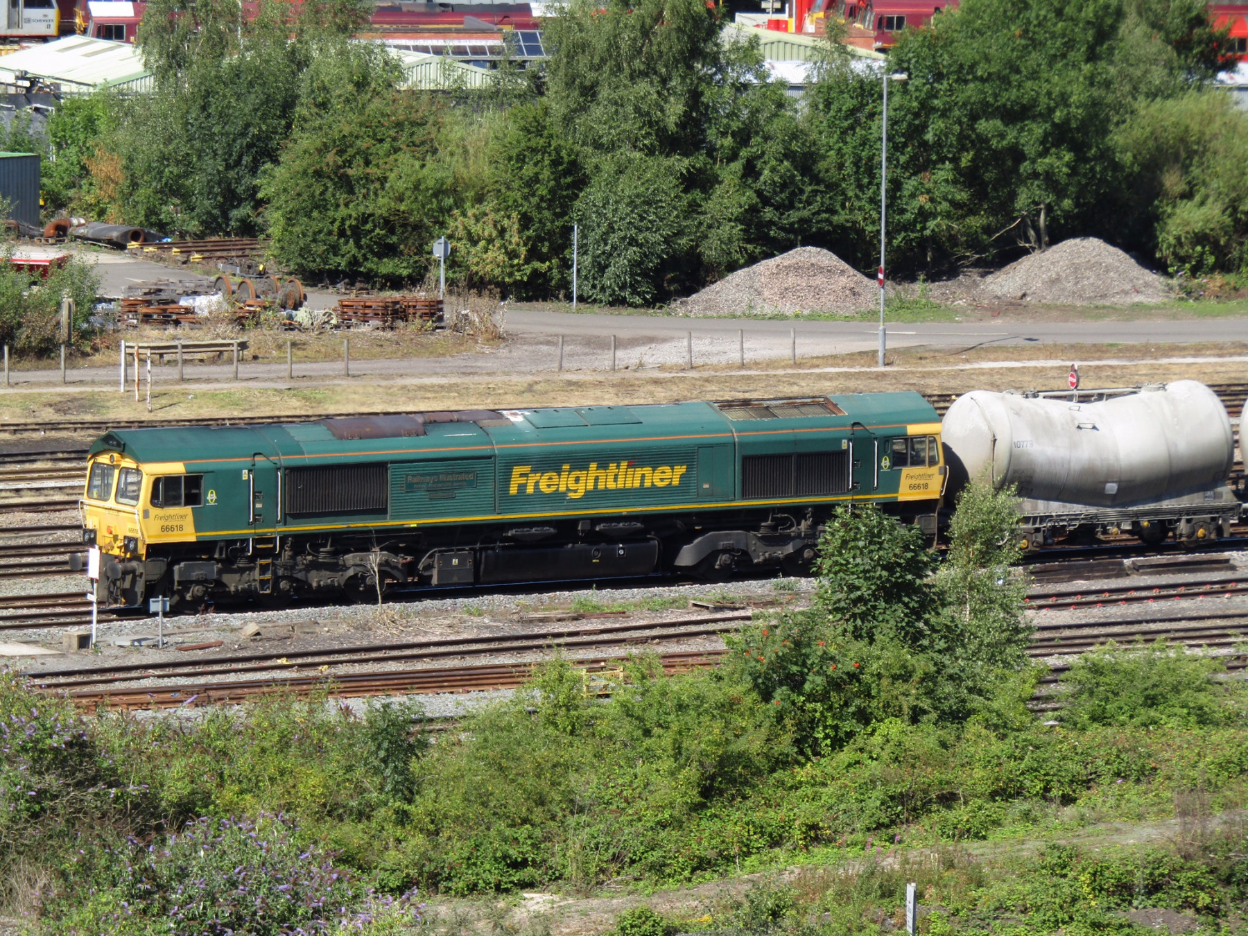 Photo of 66618 at Toton TMD — trainlogger