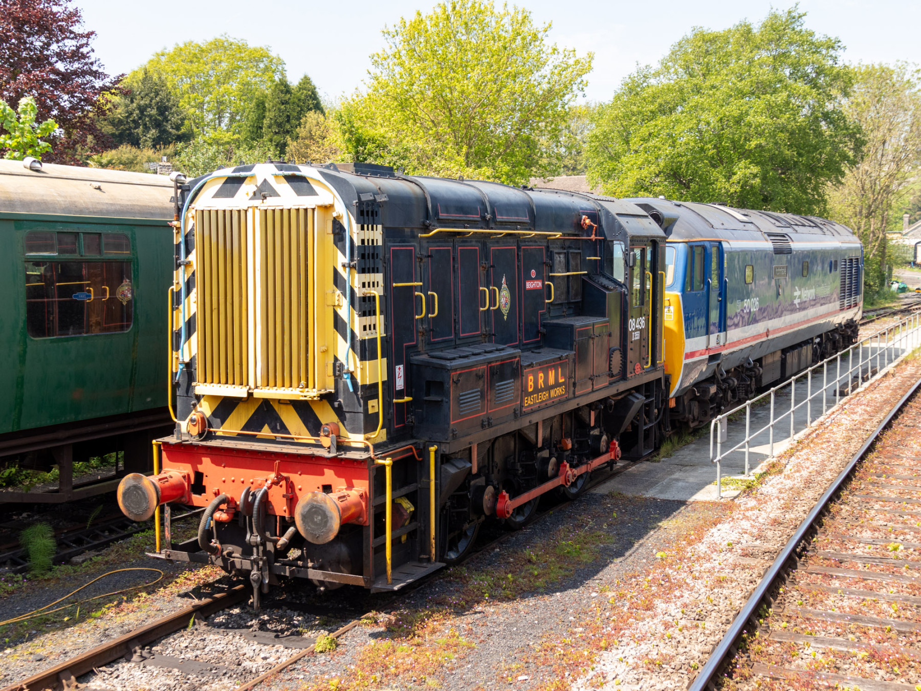 Photo of 08436 at Swanage Railway - Corfe Castle — trainlogger