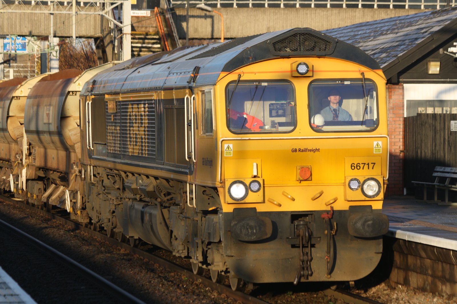 Photo of 66717 at Bescot Stadium — trainlogger