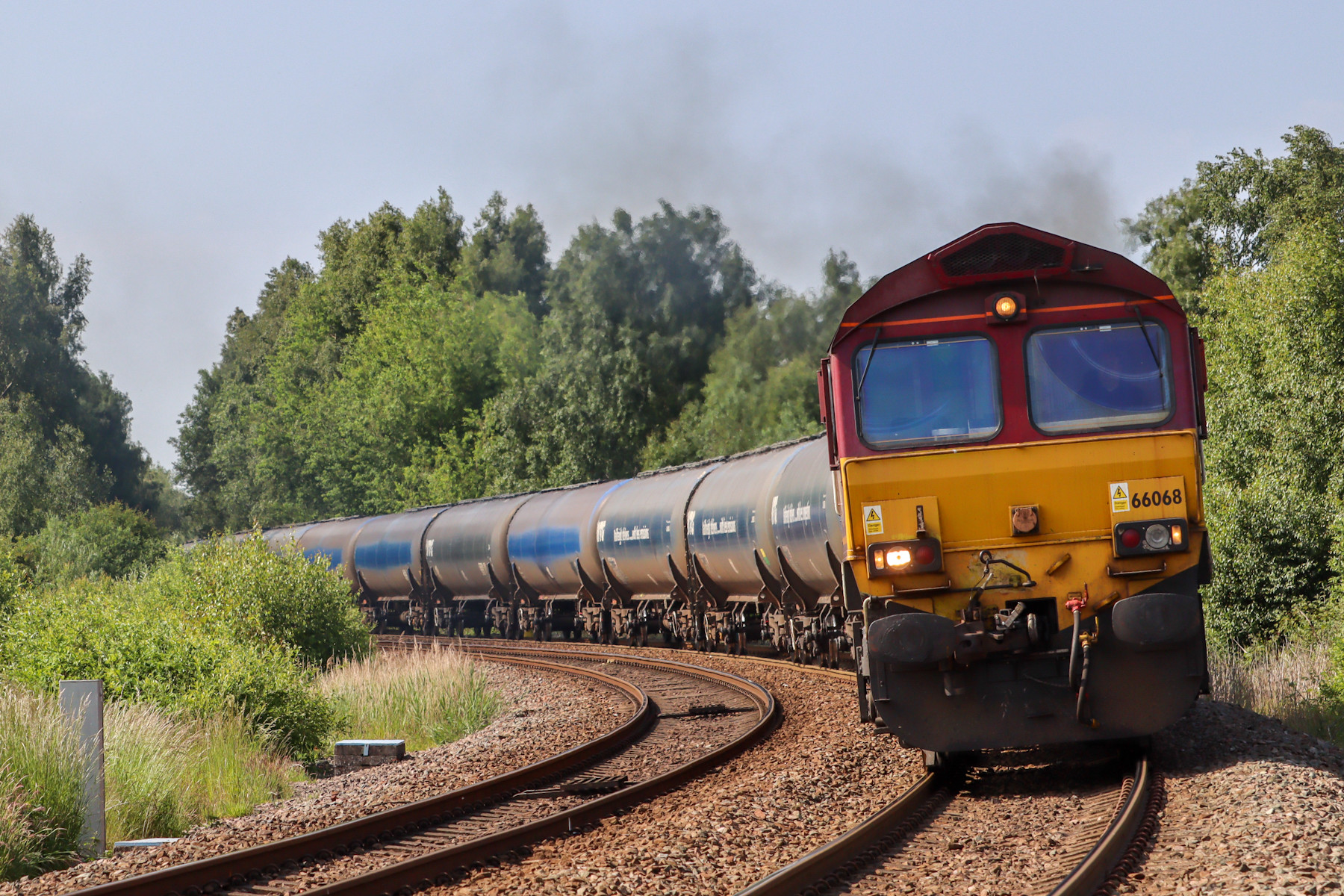 Photo of 66068 at Lincoln Central — trainlogger