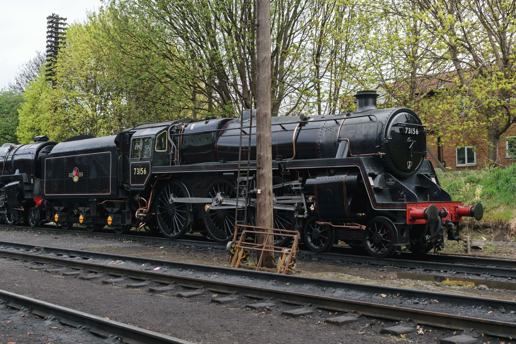 Photo of 73156 steam at Great Central Railway — trainlogger