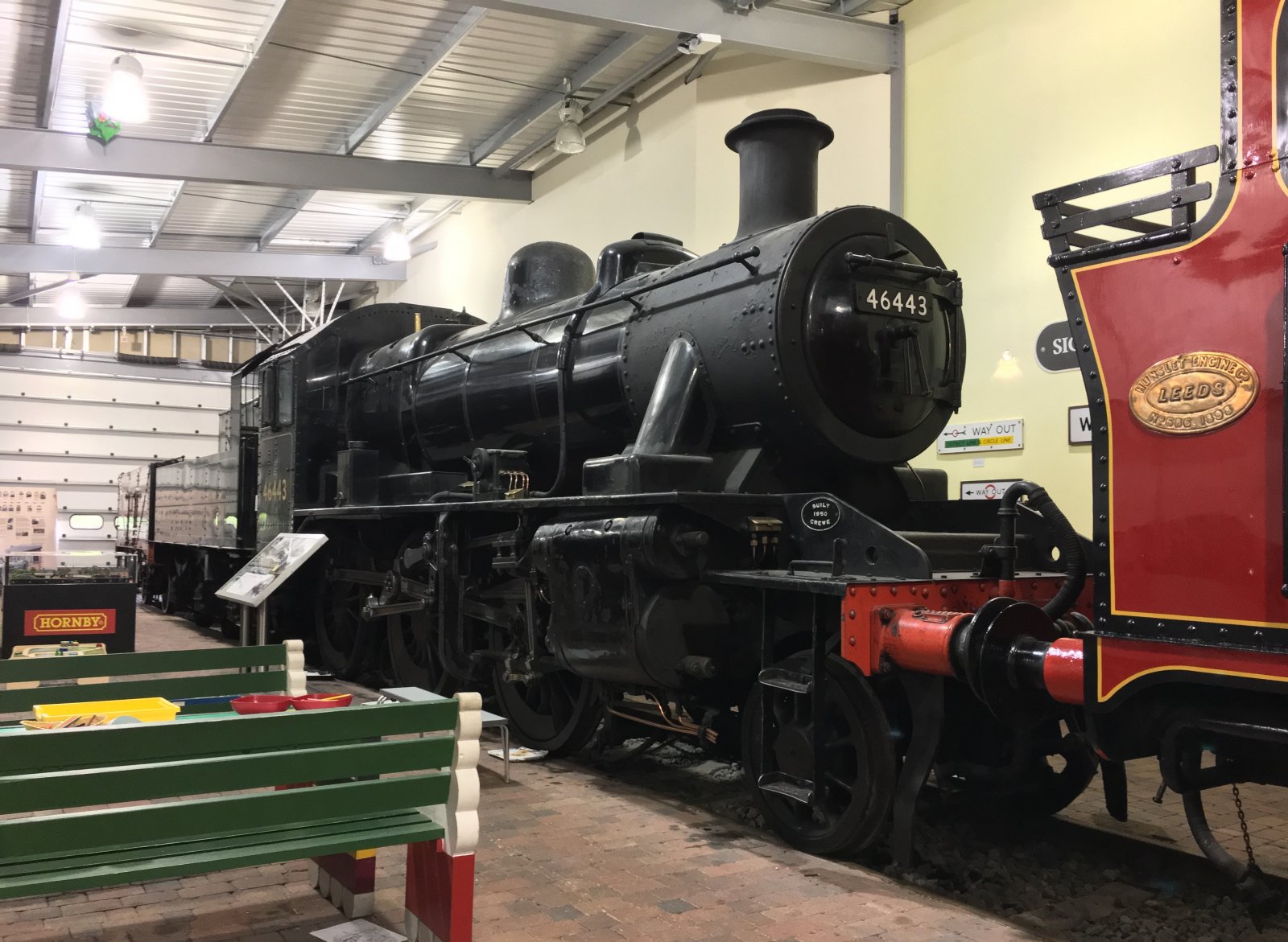 Photo of 46443 steam at Severn Valley Railway - Highley Engine House ...