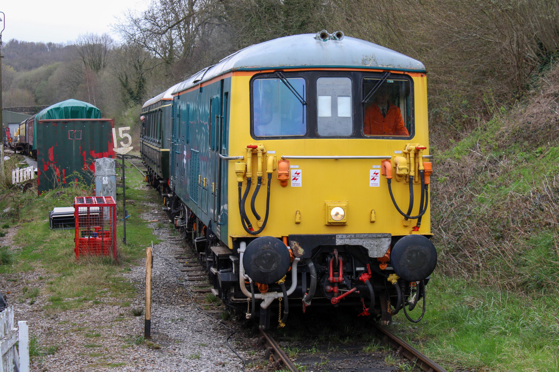 Photo of 73001 at Ecclesbourne Valley Railway — trainlogger