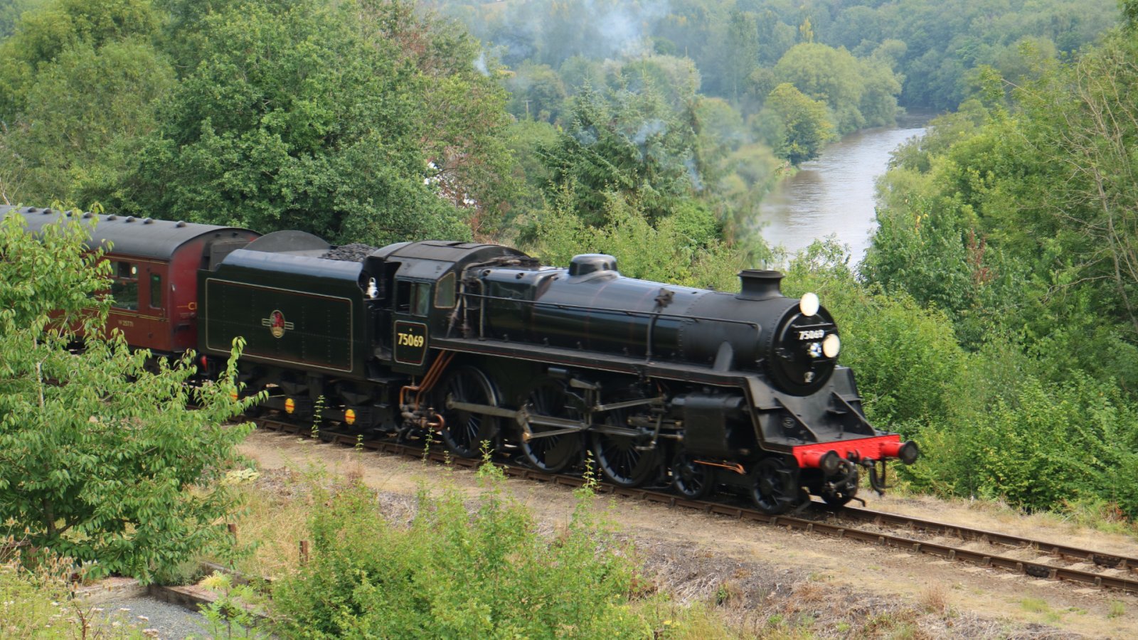 Photo of 75069 steam at Severn Valley Railway - Highley — trainlogger