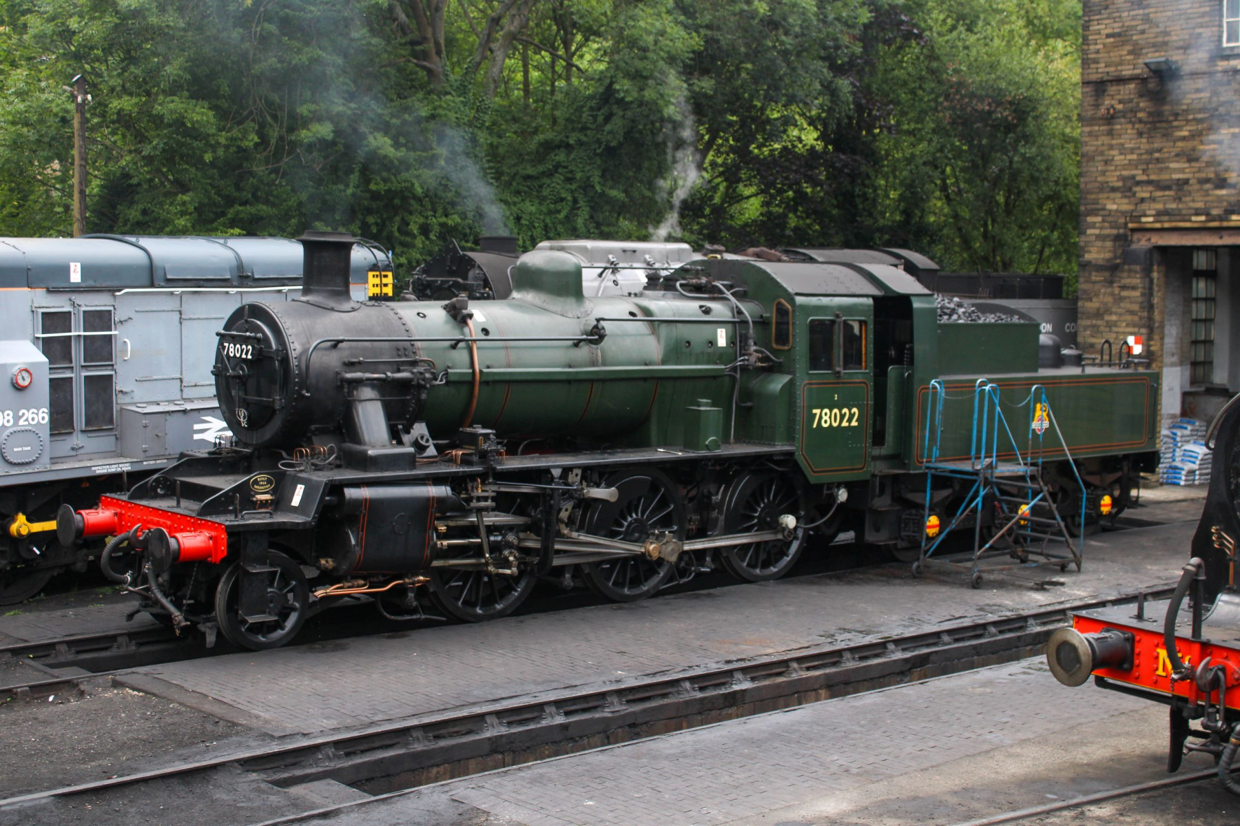 Photo of 78022 steam at Keighley & Worth Valley Railway — trainlogger
