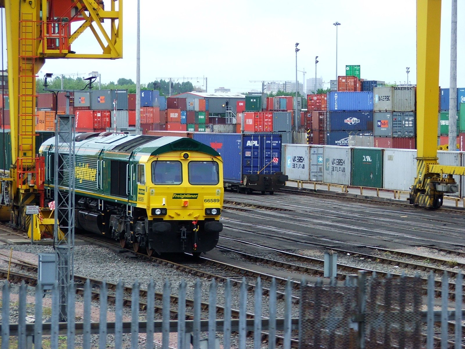 Photo of 66589 at Lawley Street Freightliner Terminal — trainlogger