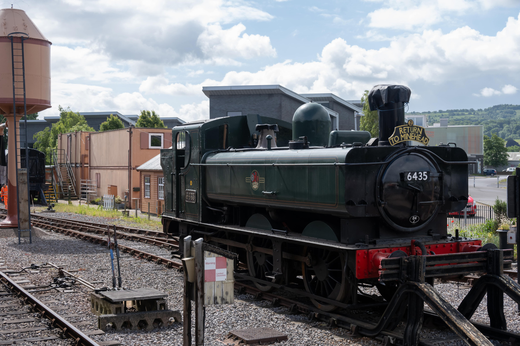 Photo of 6435 steam at West Somerset Railway - Minehead — trainlogger