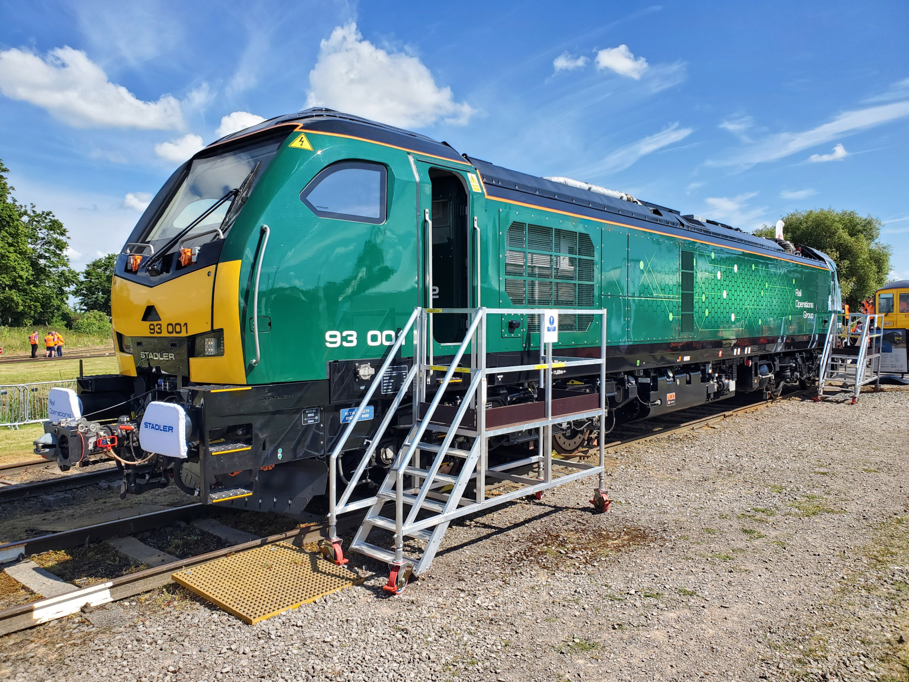 Photo of 93001 at Long Marston - Rail Live 2024 — trainlogger
