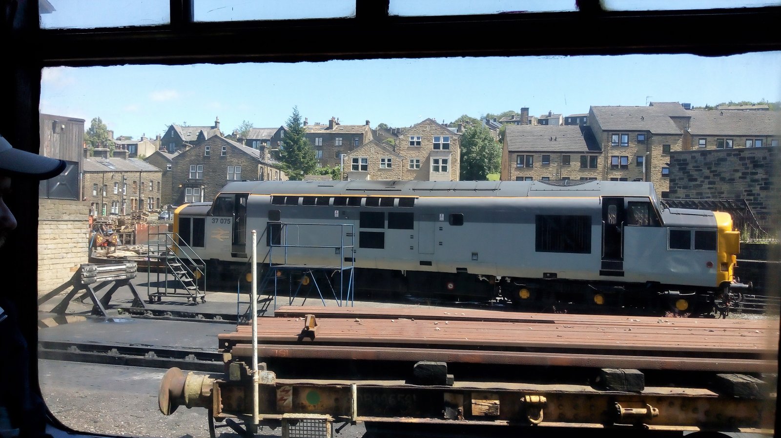 Photo of 37075 at Keighley & Worth Valley Railway - Haworth — trainlogger