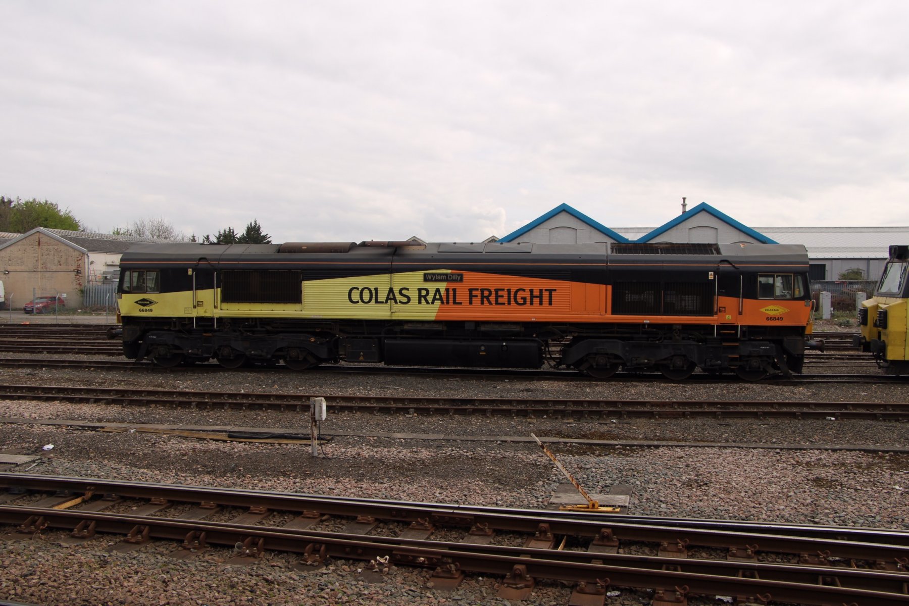 Photo of 66849 at Eastleigh Yard — trainlogger
