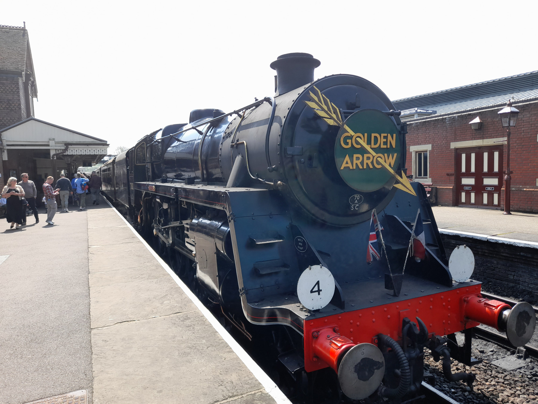 Photo of 73082 steam at Bluebell Railway - Sheffield Park — trainlogger