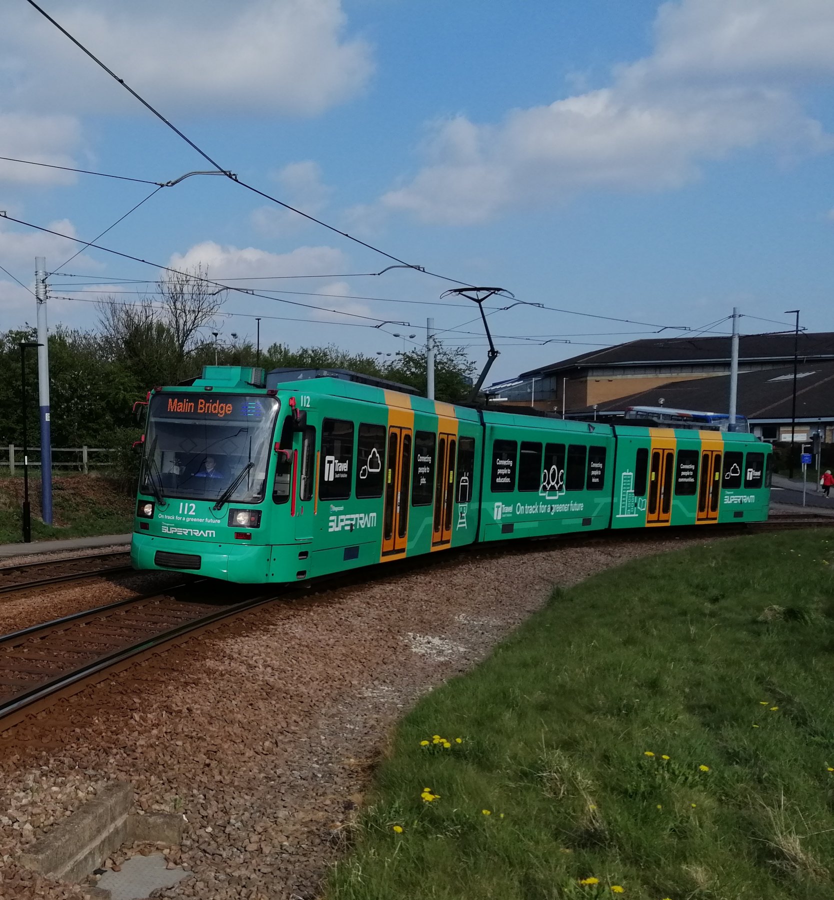 Photo of SYS 112 at Sheffield Supertram system — trainlogger