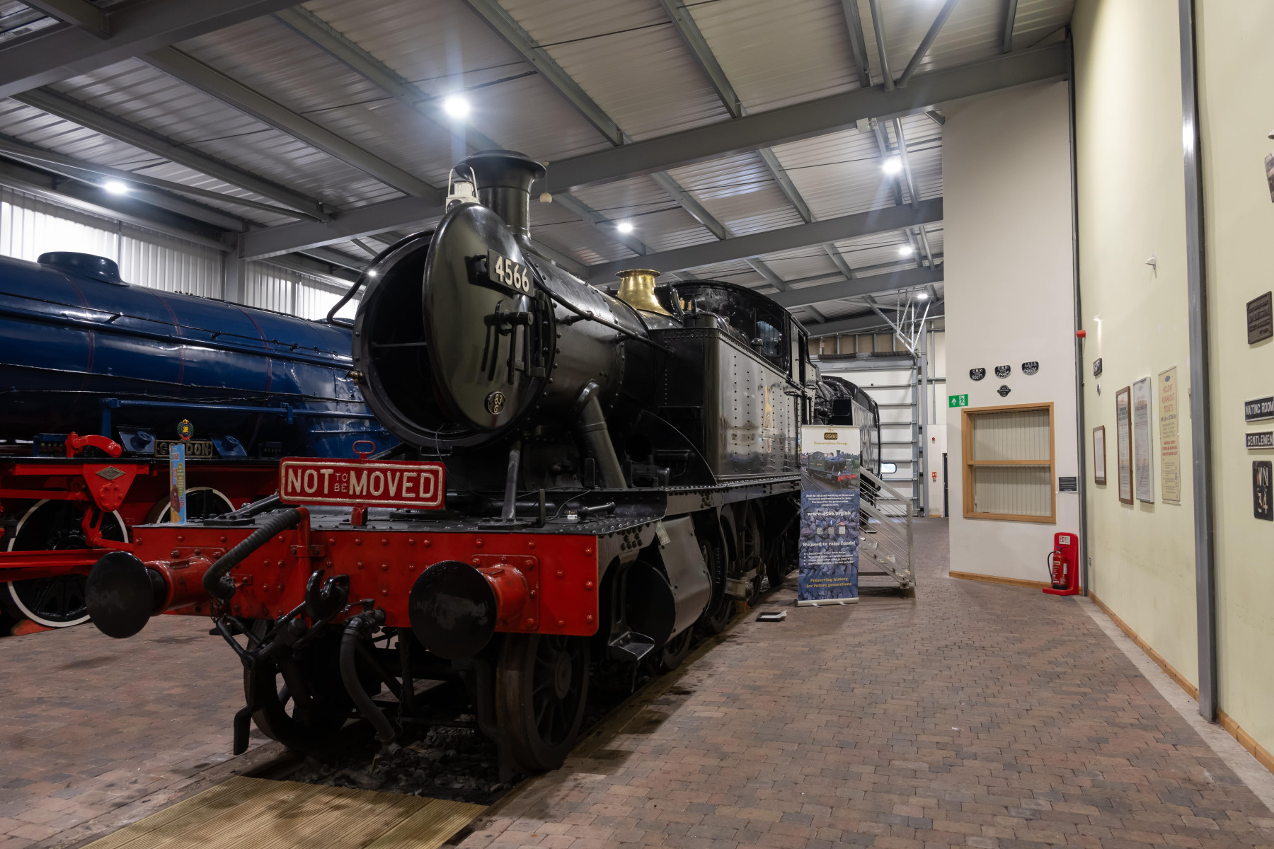 Photo of 4566 steam at Severn Valley Railway - Highley Engine House ...