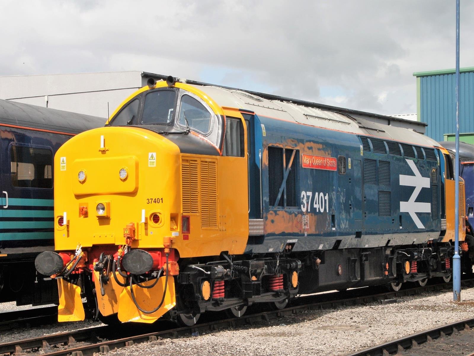 Photo of 37401 at Carlisle Kingmoor TMD — trainlogger