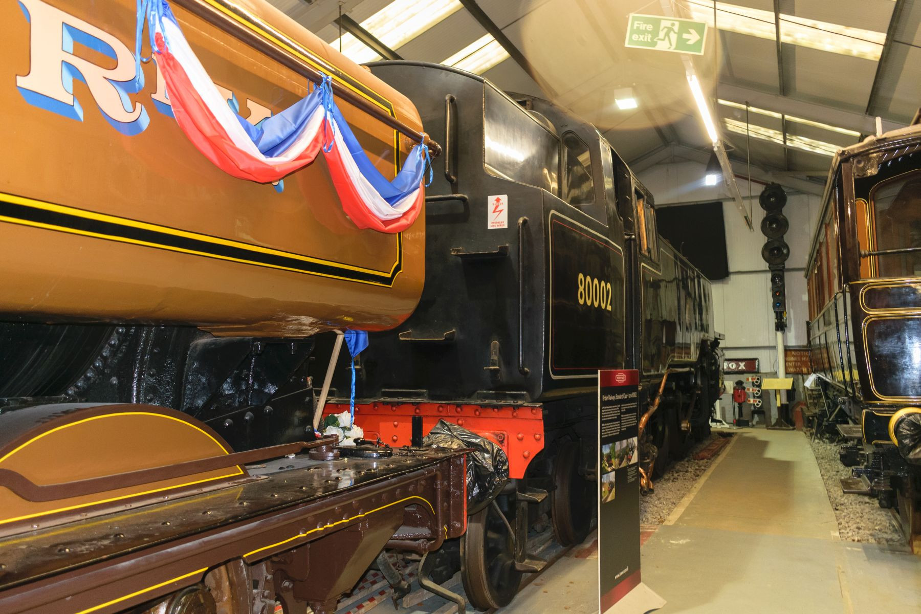 Photo of 80002 steam at Keighley & Worth Valley Railway — trainlogger
