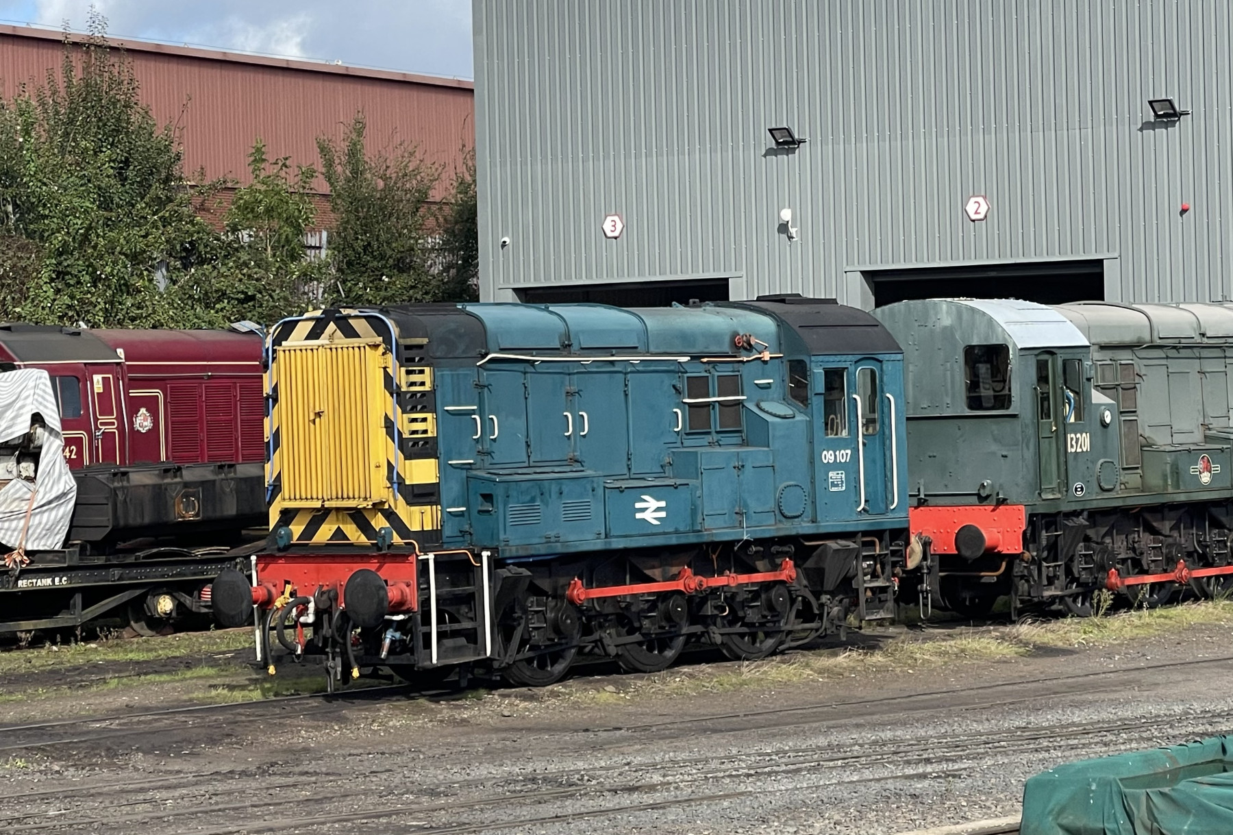 Photo of 09107 at Kidderminster TMD - Severn Valley Railway — trainlogger