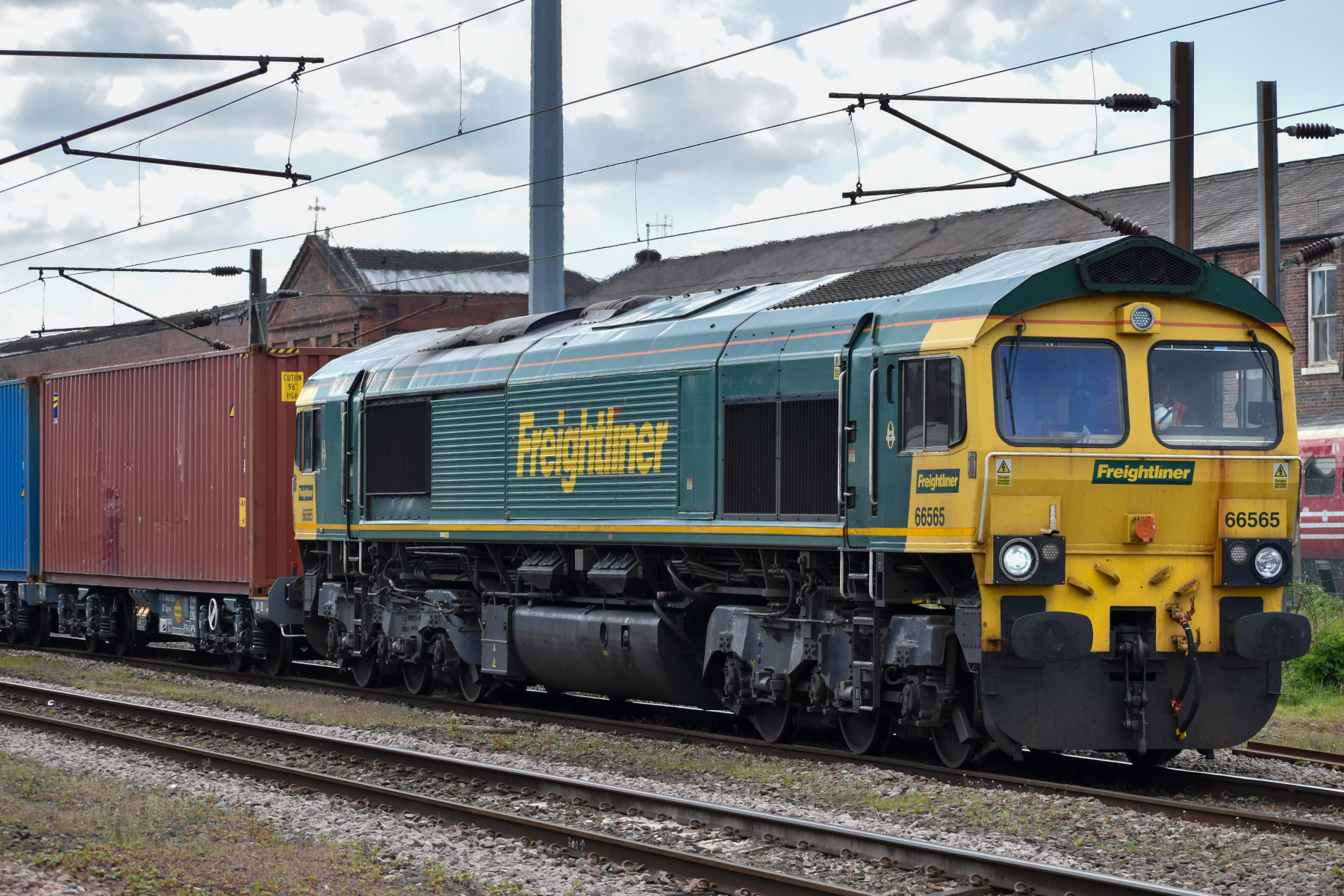 Photo of 66565 at Doncaster — trainlogger