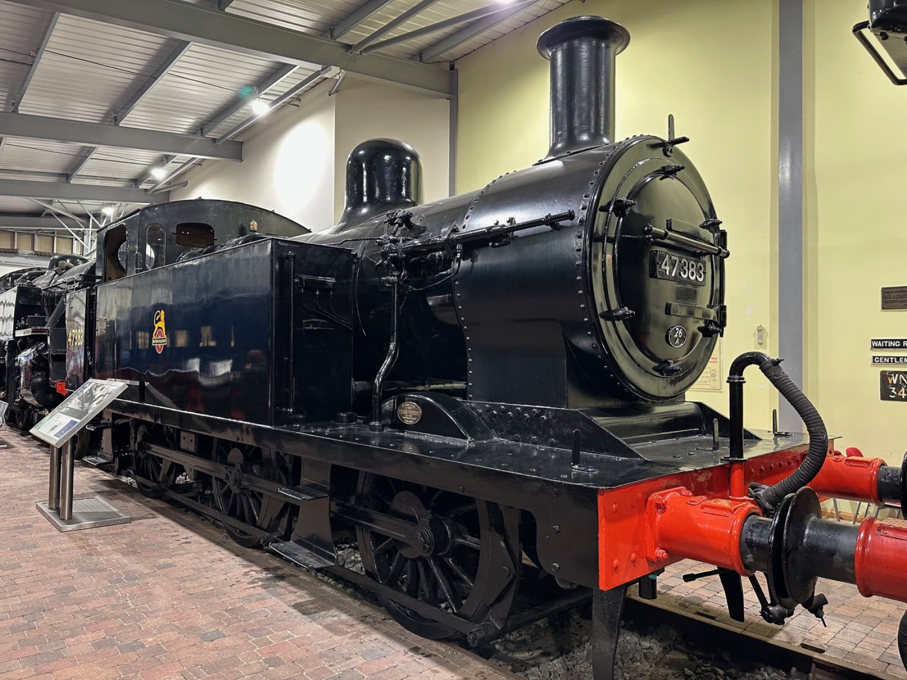 Photo of 47383 steam at Severn Valley Railway - Highley Engine House ...