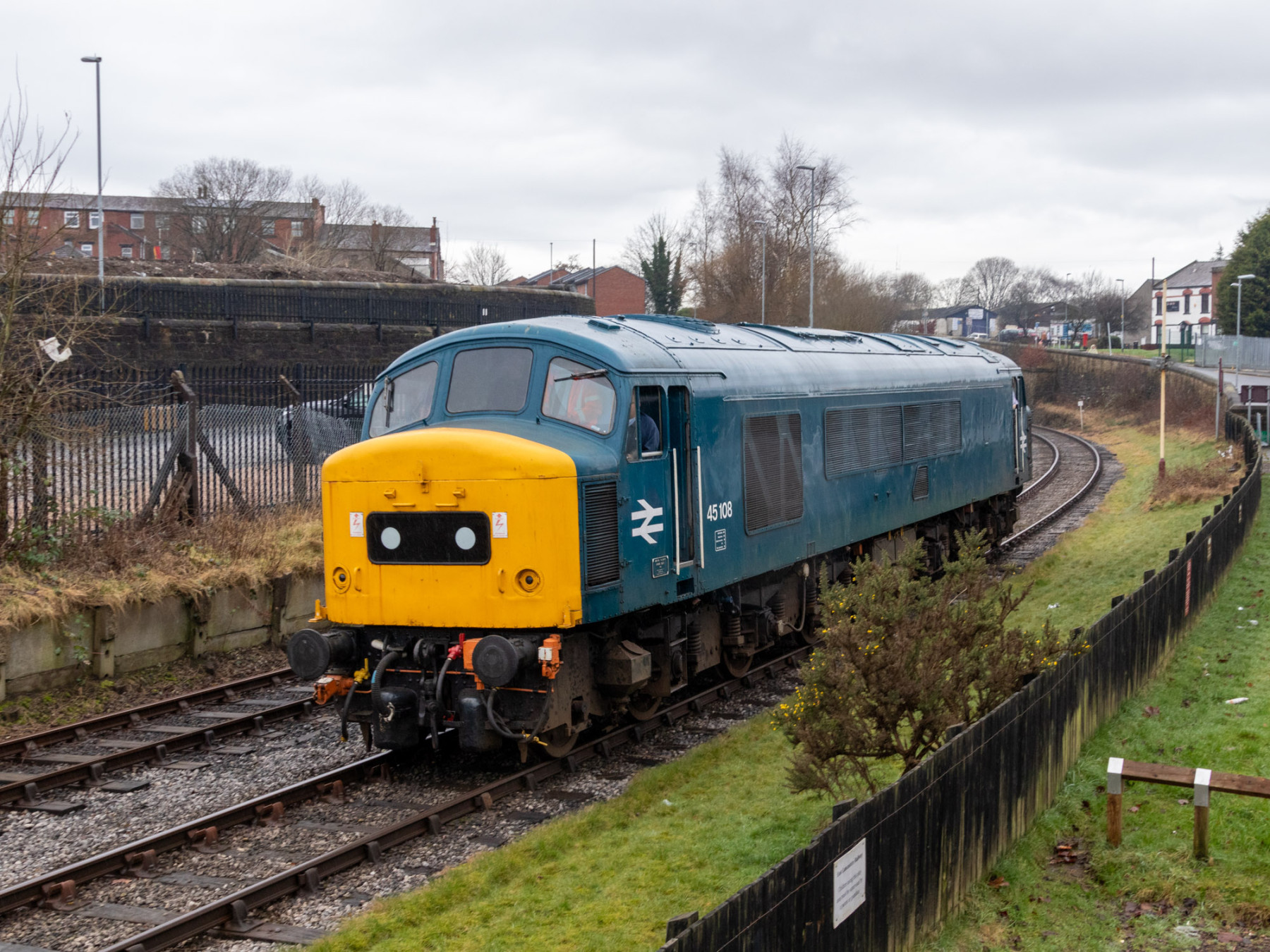 Photo of 45108 at East Lancashire Railway - Heywood — trainlogger