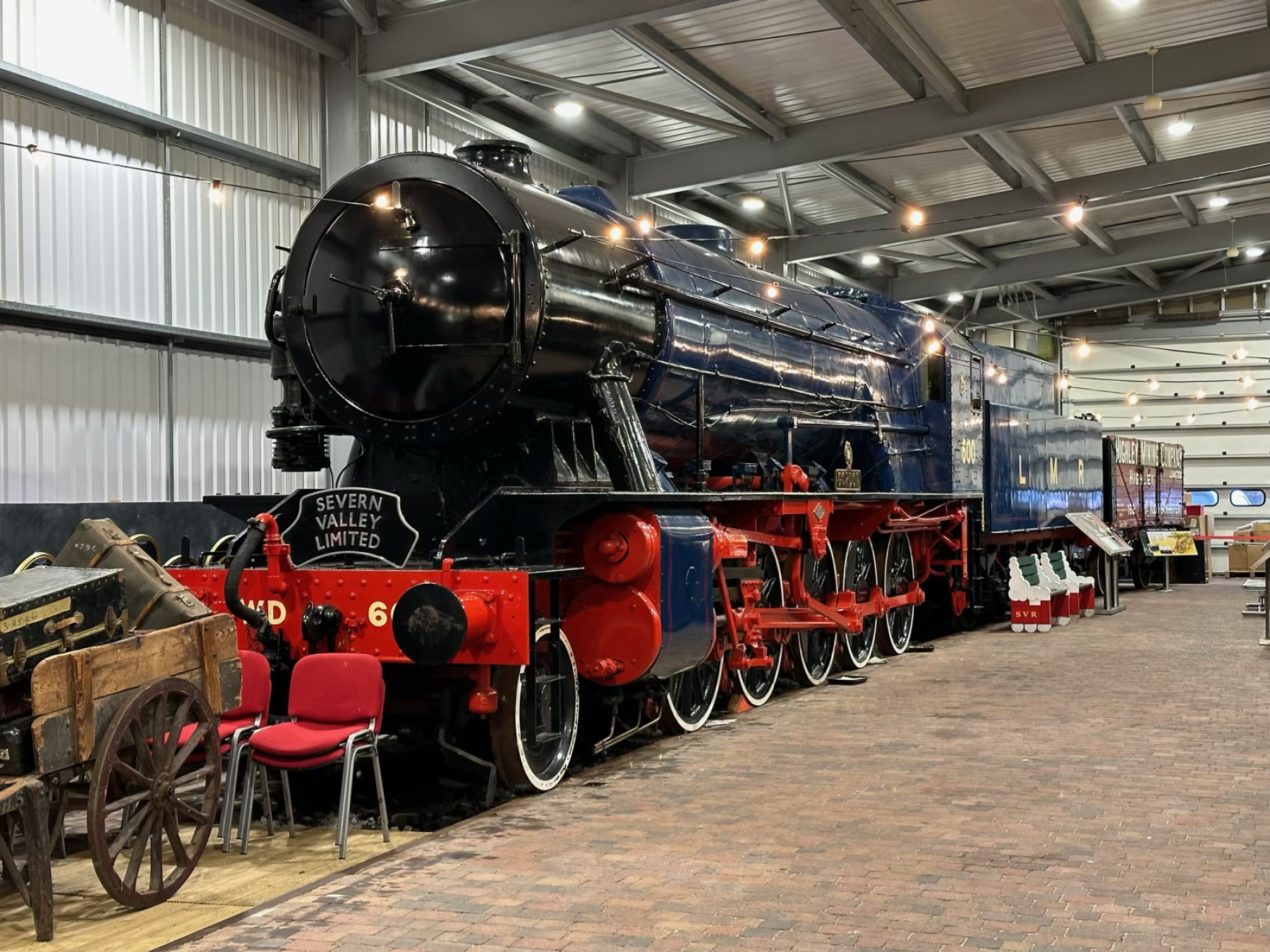 Photo of WD600 steam at Severn Valley Railway - Highley Engine House ...