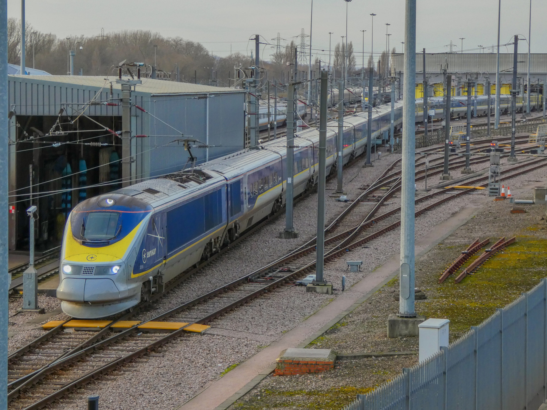 Photo of 3016 at Temple Mills Eurostar Depot — trainlogger